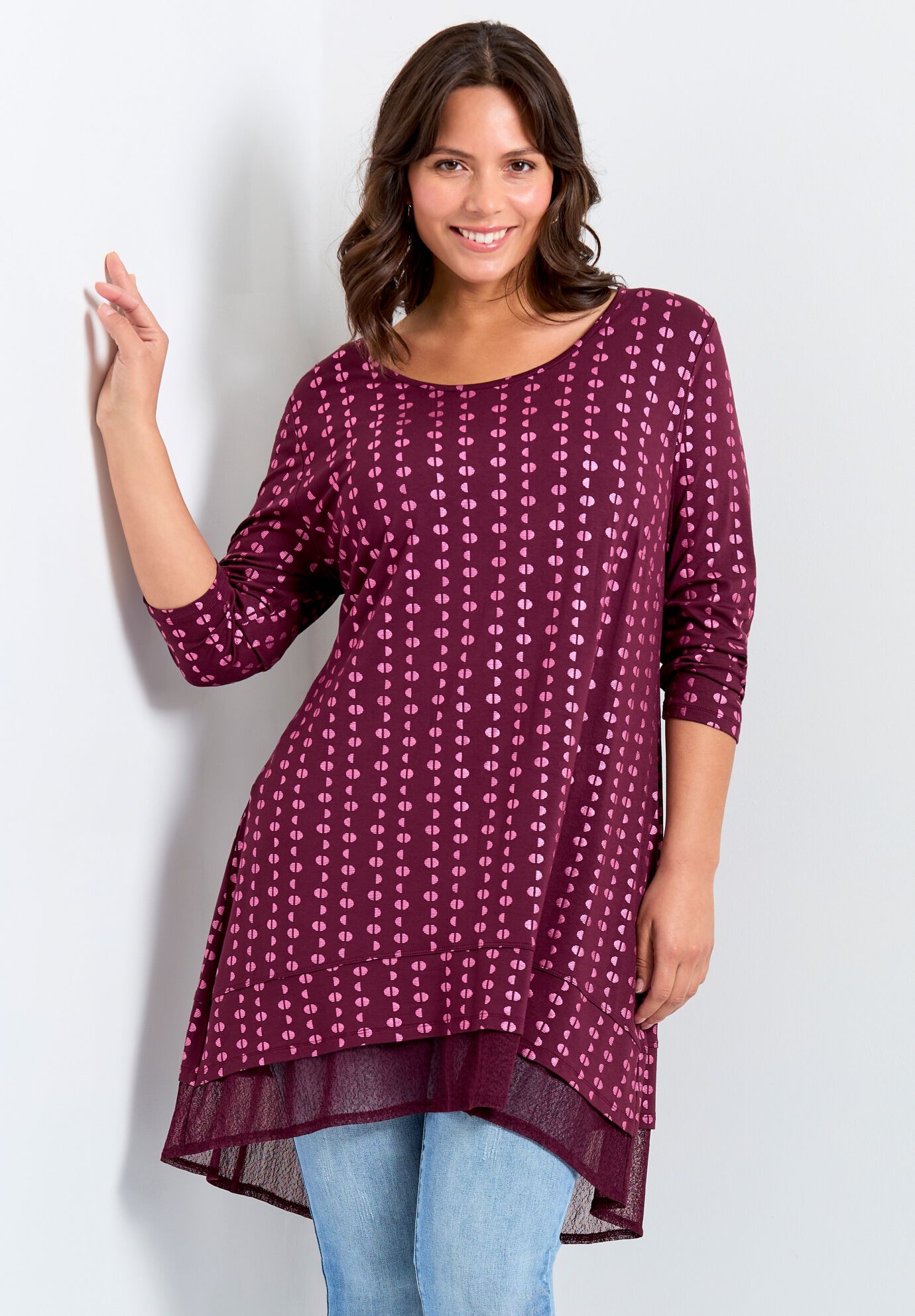 Foil Print Tunic | OneStopPlus