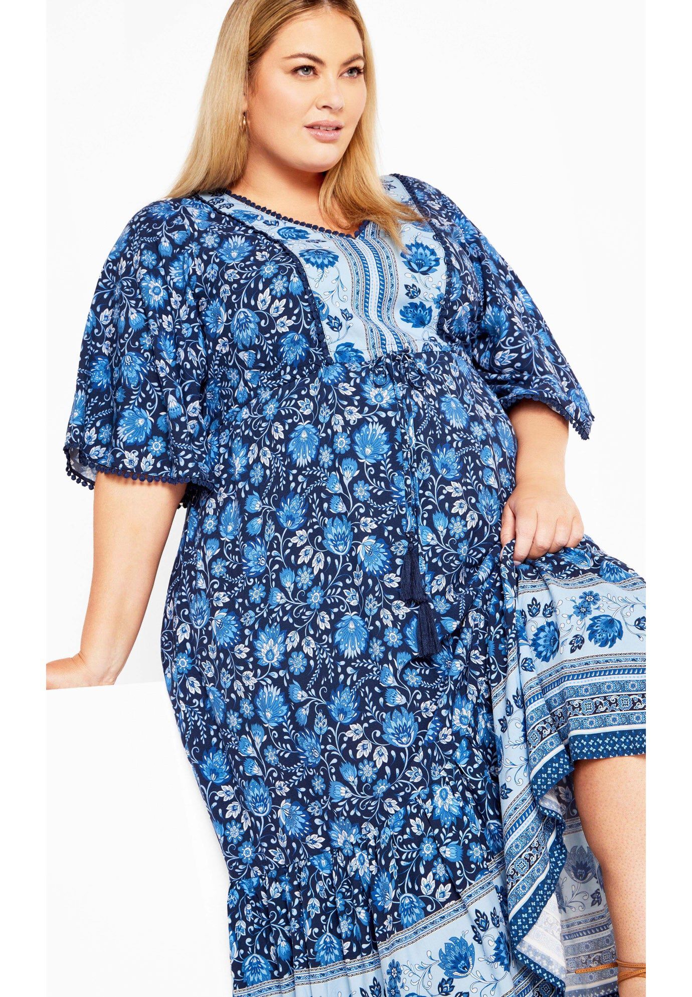 Utopia Border Print Dress | OneStopPlus