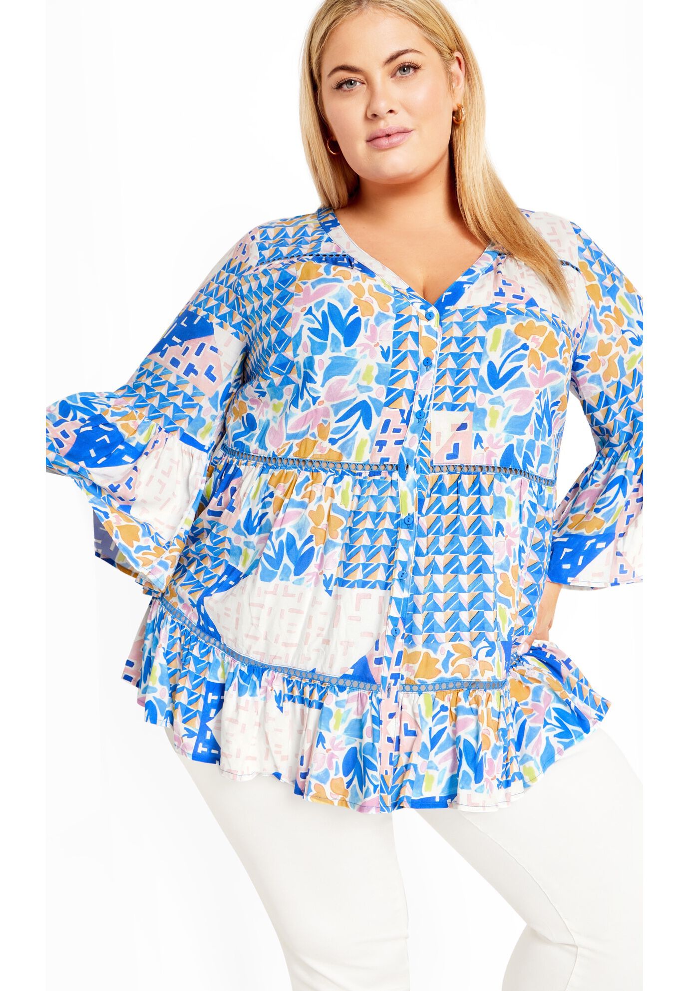 Laura Print Shirt | OneStopPlus