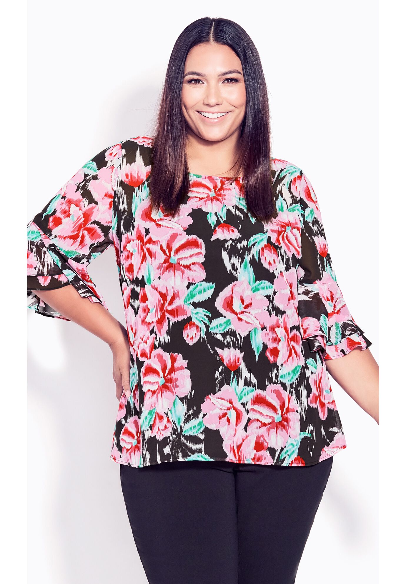 Alex Double Flutter Top | OneStopPlus