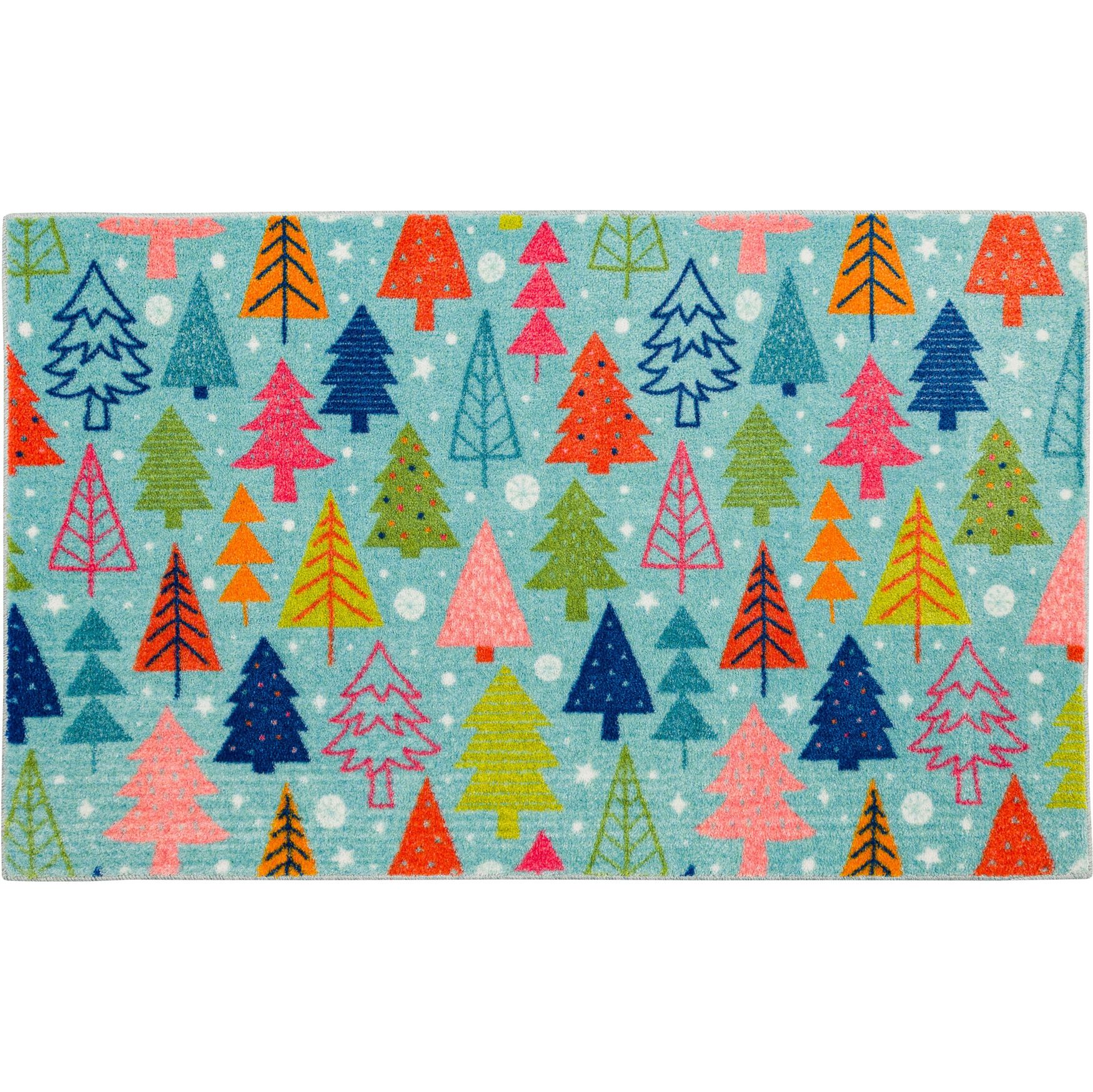 Tree Scatter Kitchen Rug | OneStopPlus