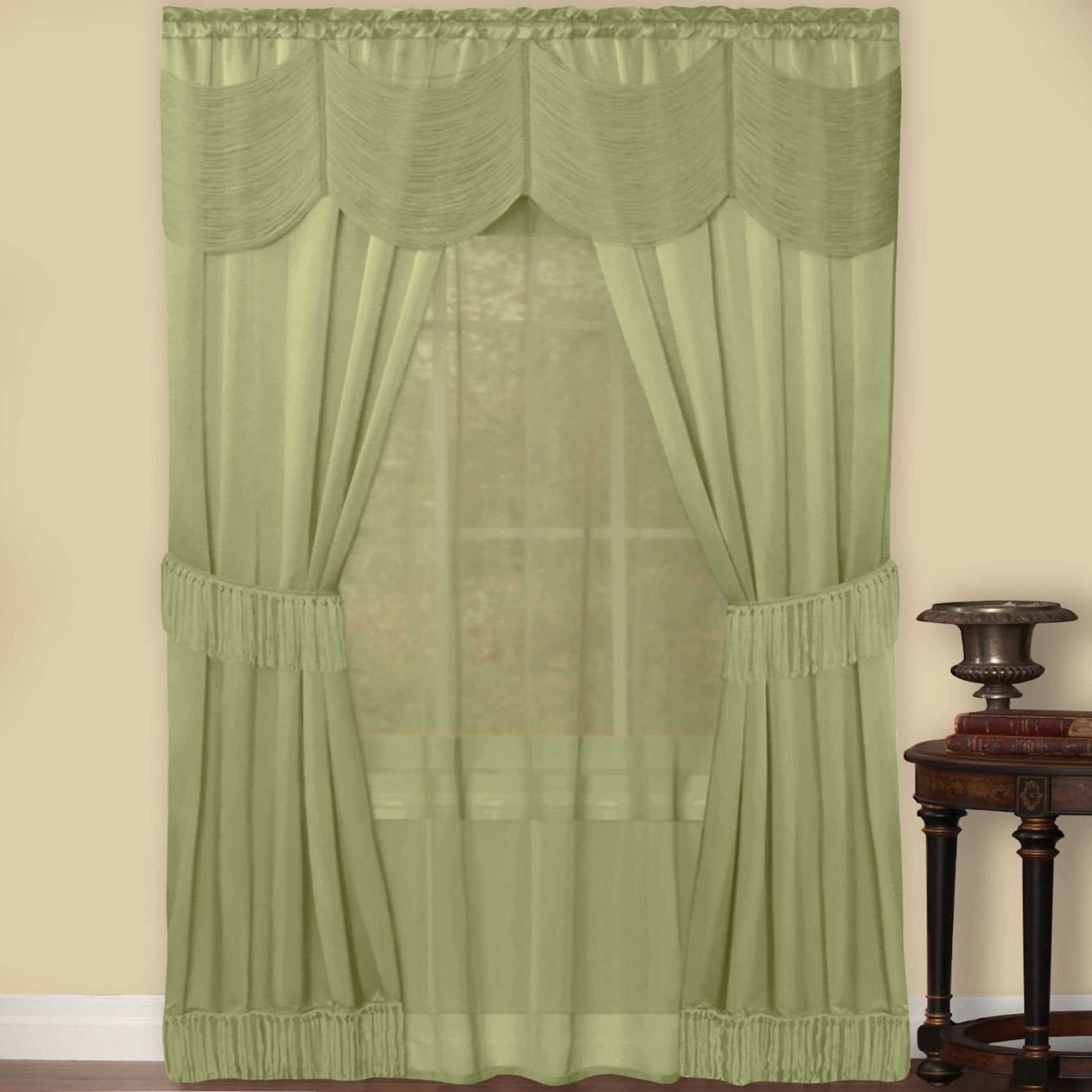 Halley 6 Piece Window Curtain Set | OneStopPlus