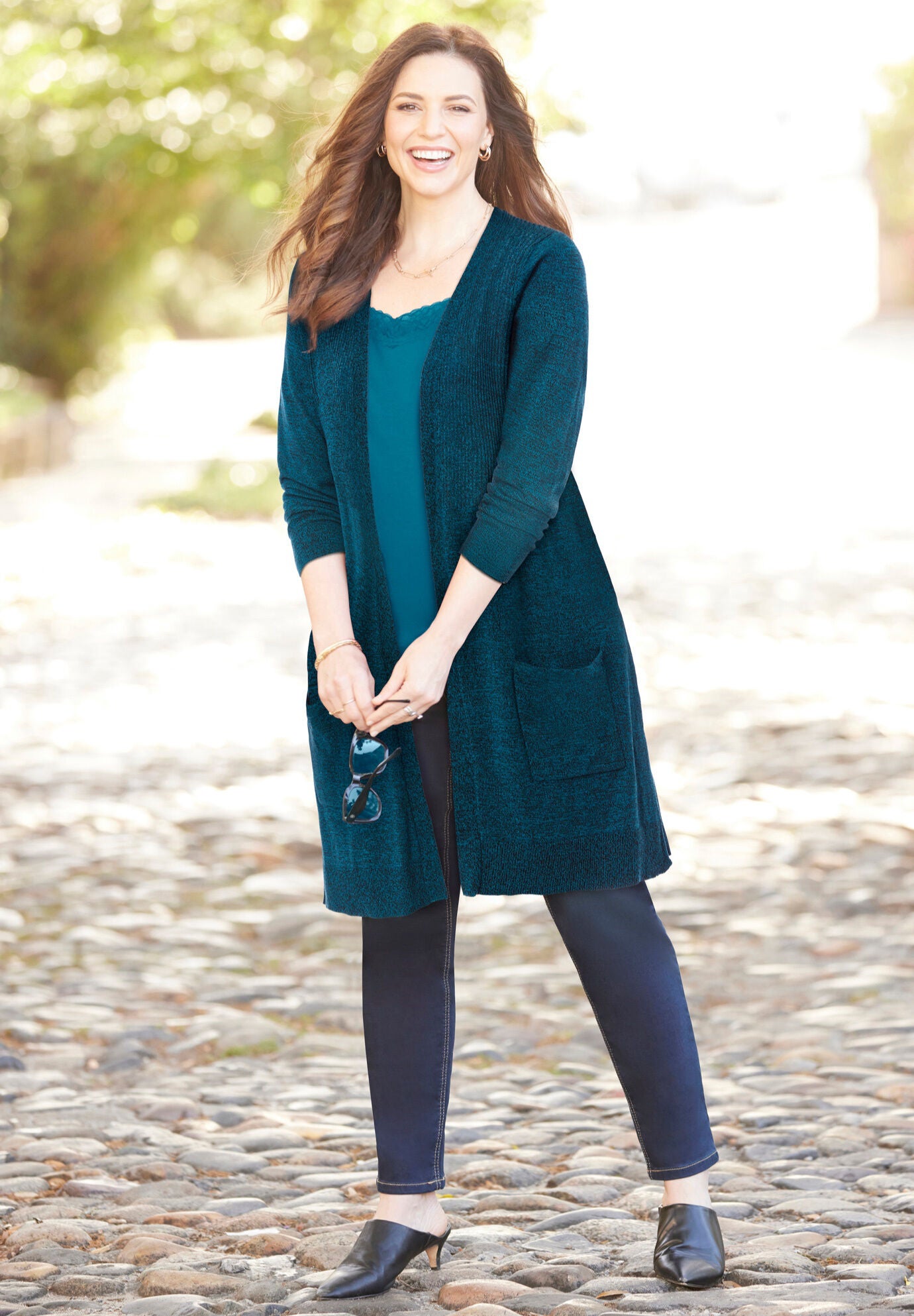 Marled Sweater Cardigan | OneStopPlus