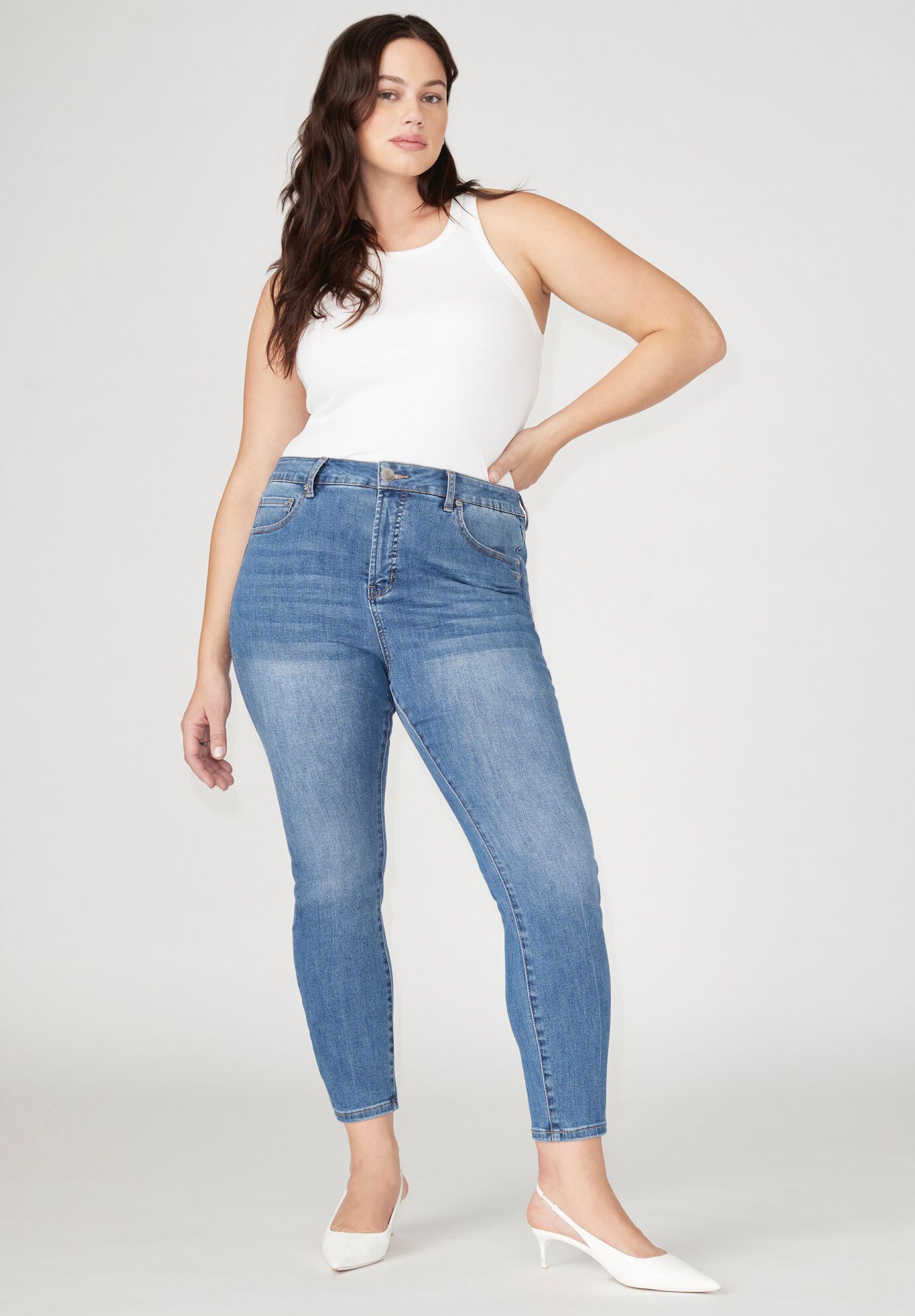The Morgan Super Stretch Skinny Leg Jean | OneStopPlus