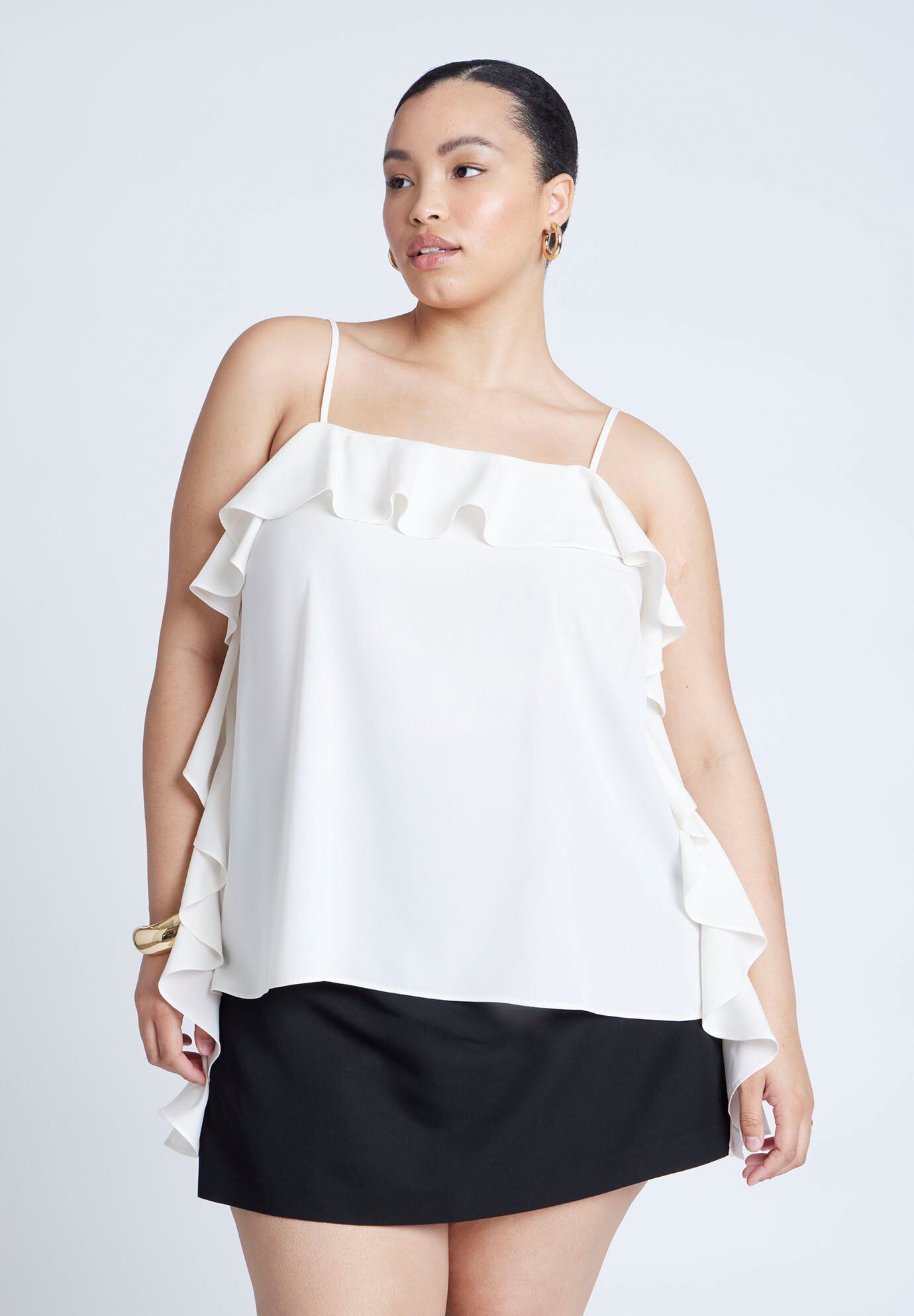 Flounced Neckline Cami | OneStopPlus
