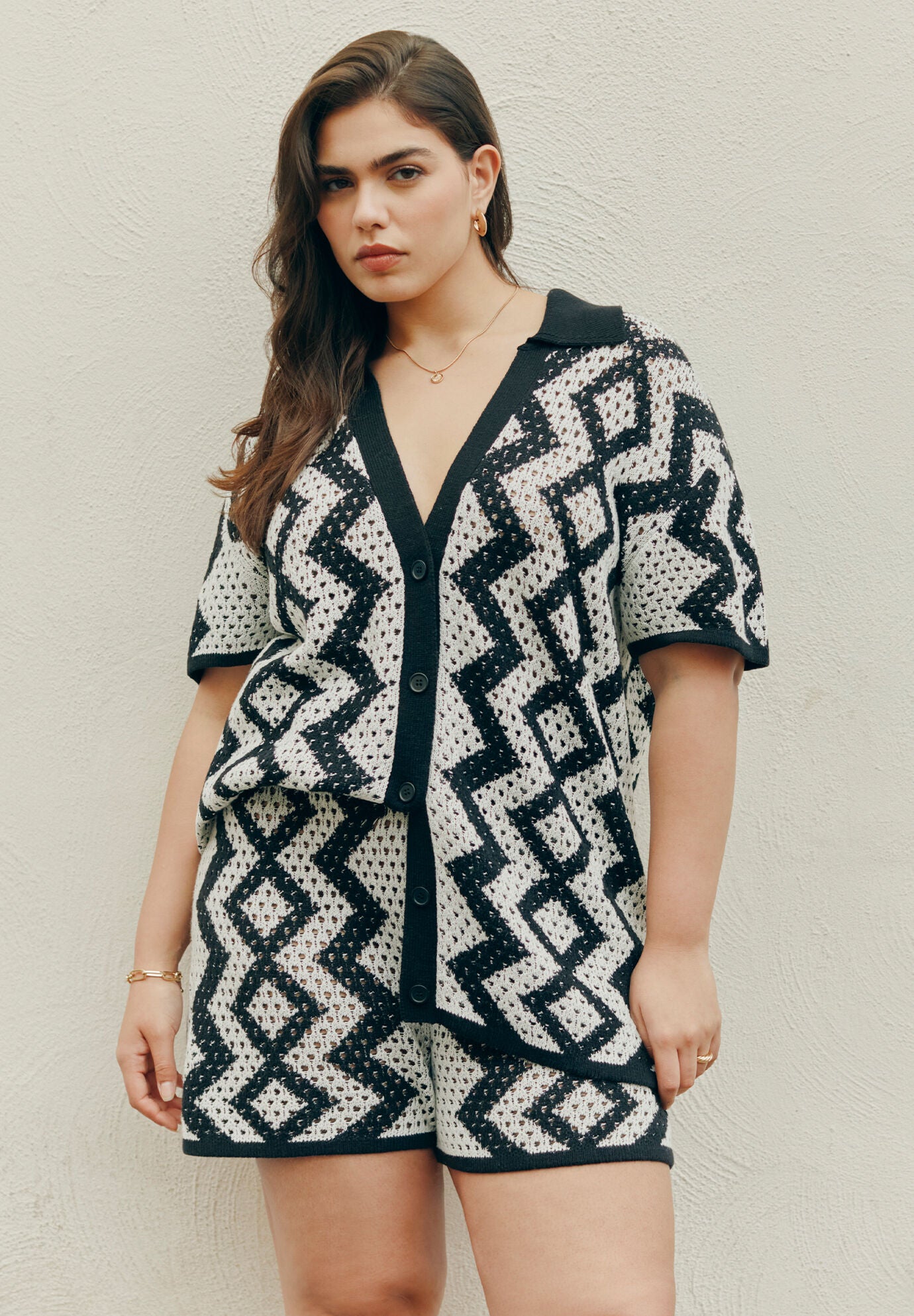 Crochet Knitted Short | OneStopPlus