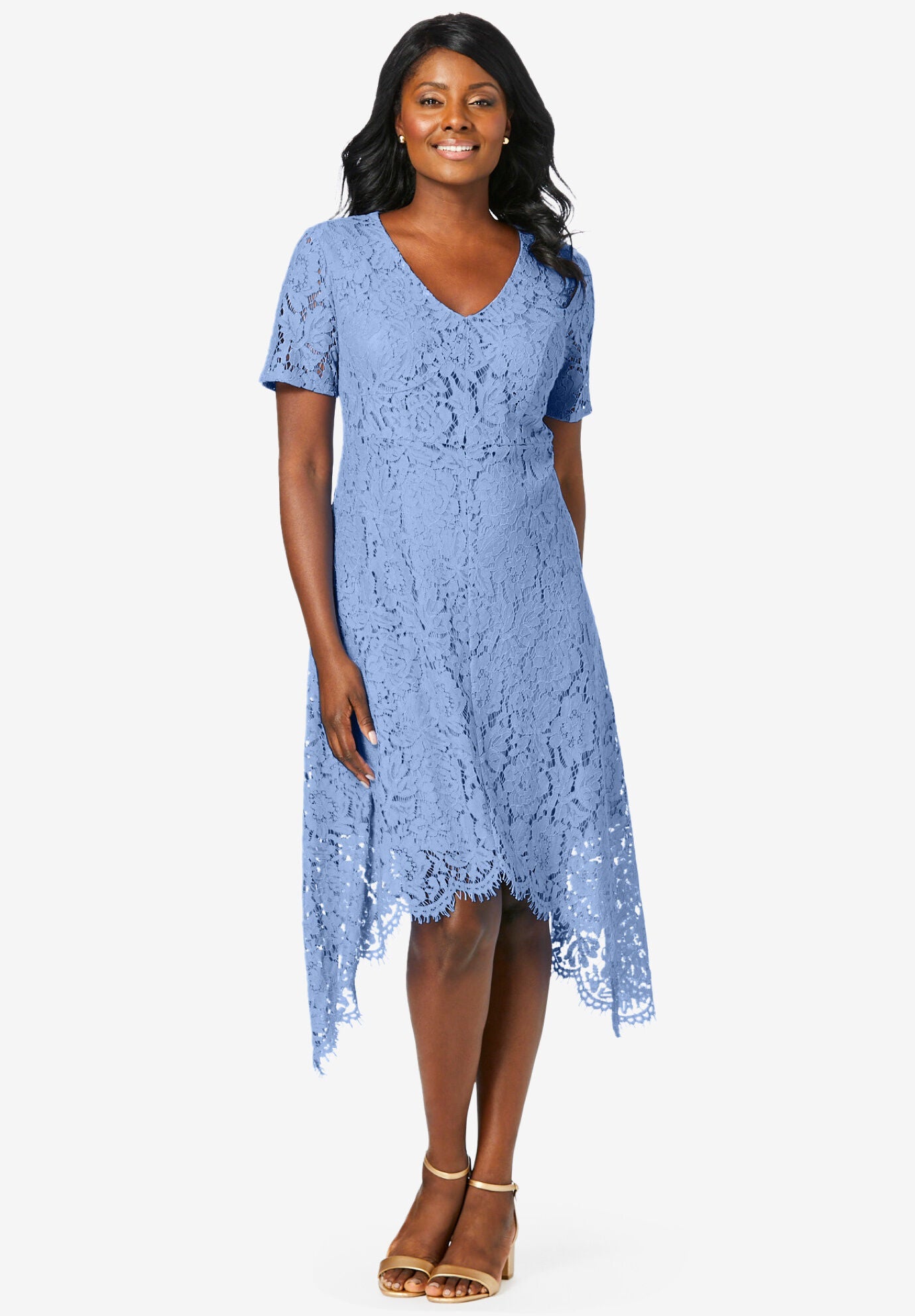 Lace Handkerchief Dress | OneStopPlus