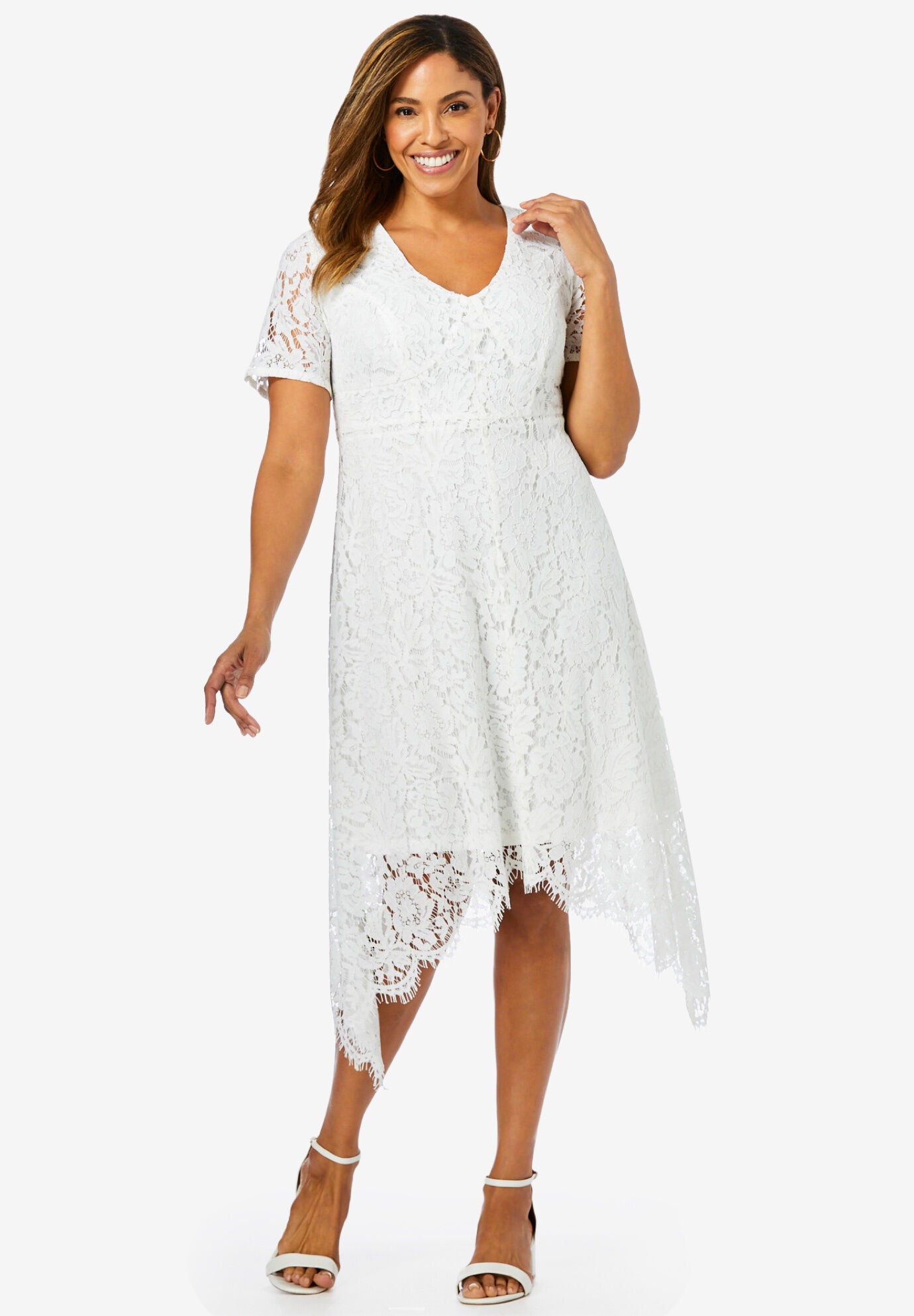 Lace Handkerchief Dress | OneStopPlus