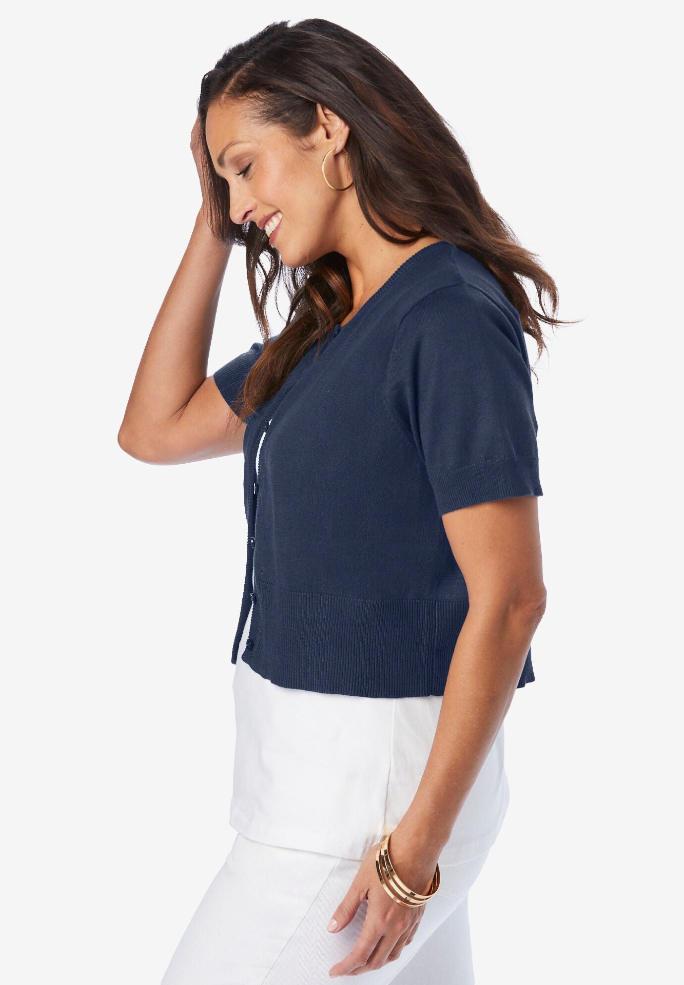 Jewel-Neck Shrug | OneStopPlus