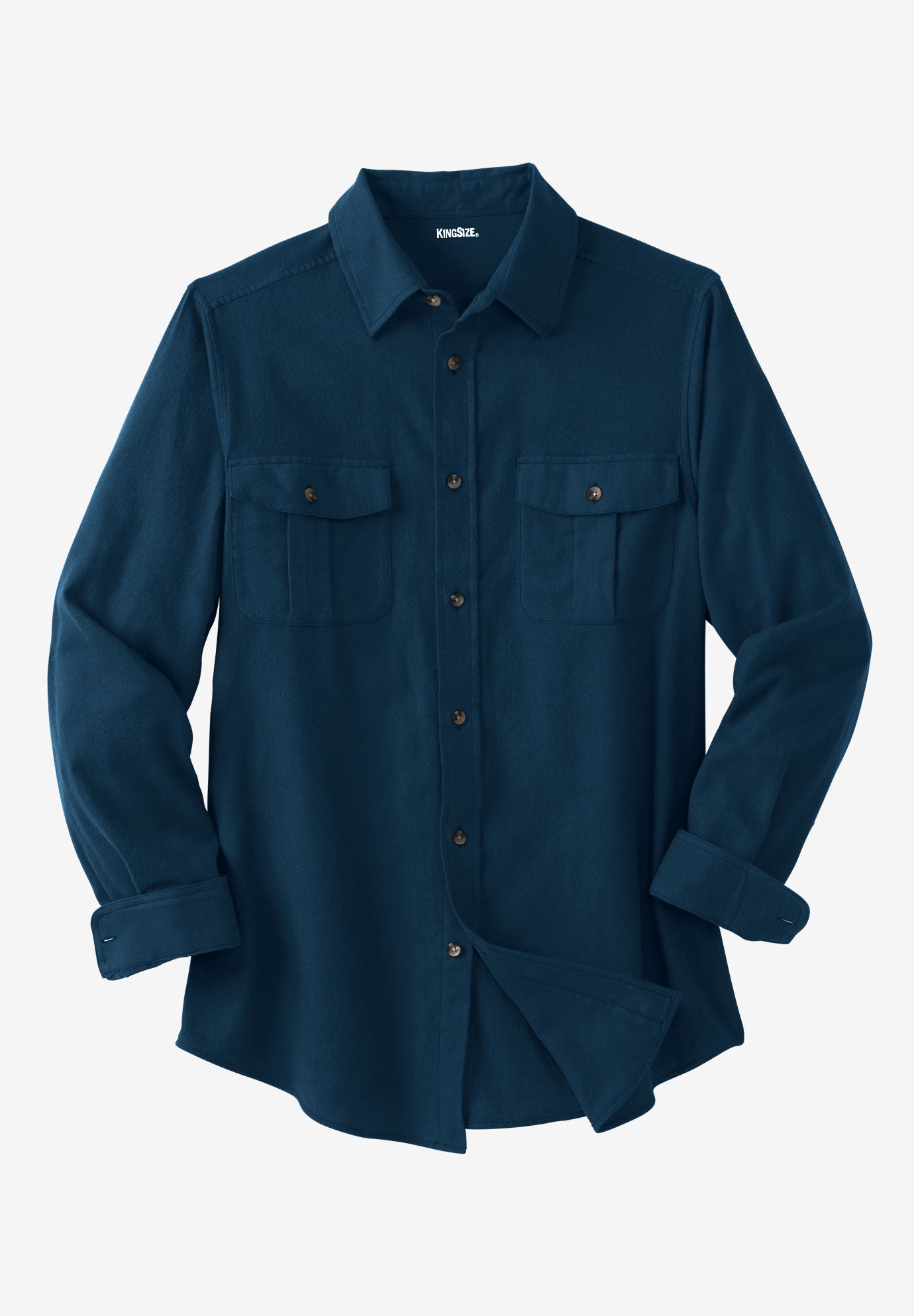 Signature Solid Flannel Shirt | OneStopPlus