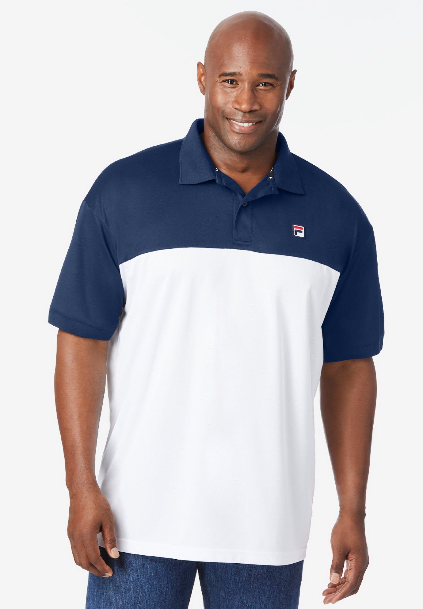 FILA® Colorblock Polo | OneStopPlus