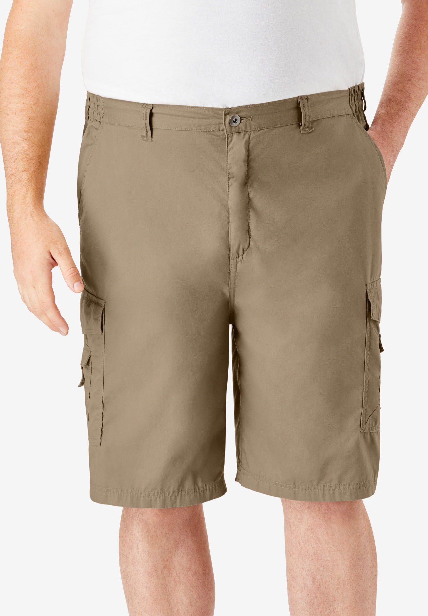 10" Side Elastic Canyon Cargo Shorts | OneStopPlus