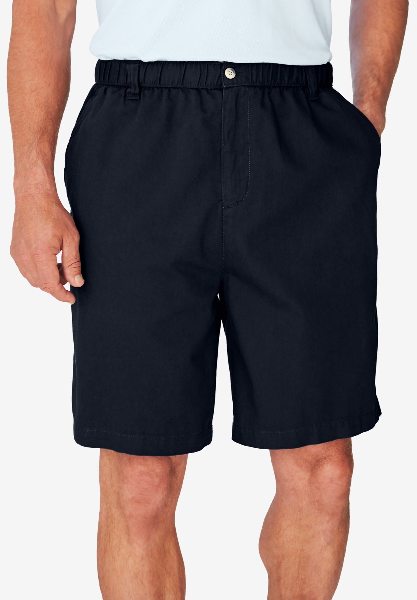 Knockarounds® 8" Full Elastic Plain Front Shorts | OneStopPlus