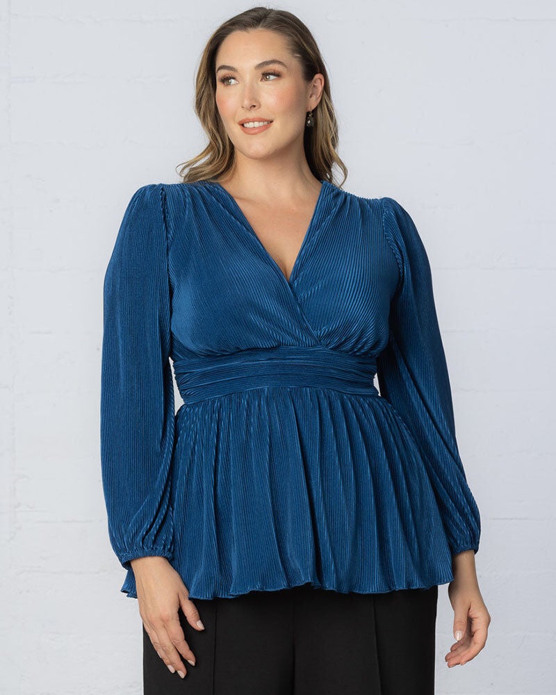 Pleated Perfection Tunic Top | OneStopPlus