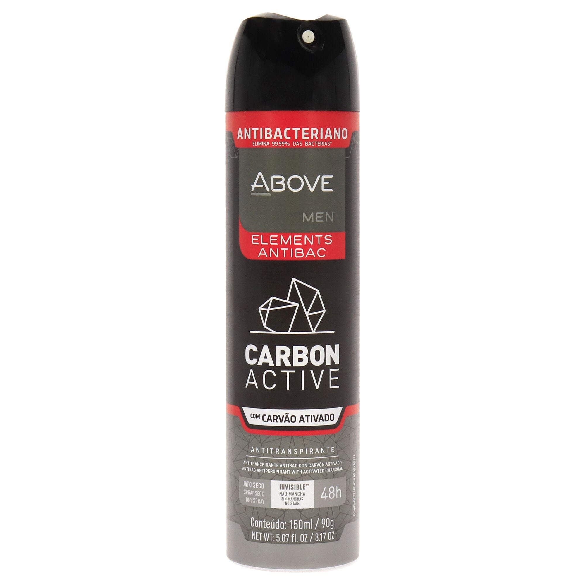 48 Hours Elements Antibac Antiperspirant Deodorant - Carbon by Above ...