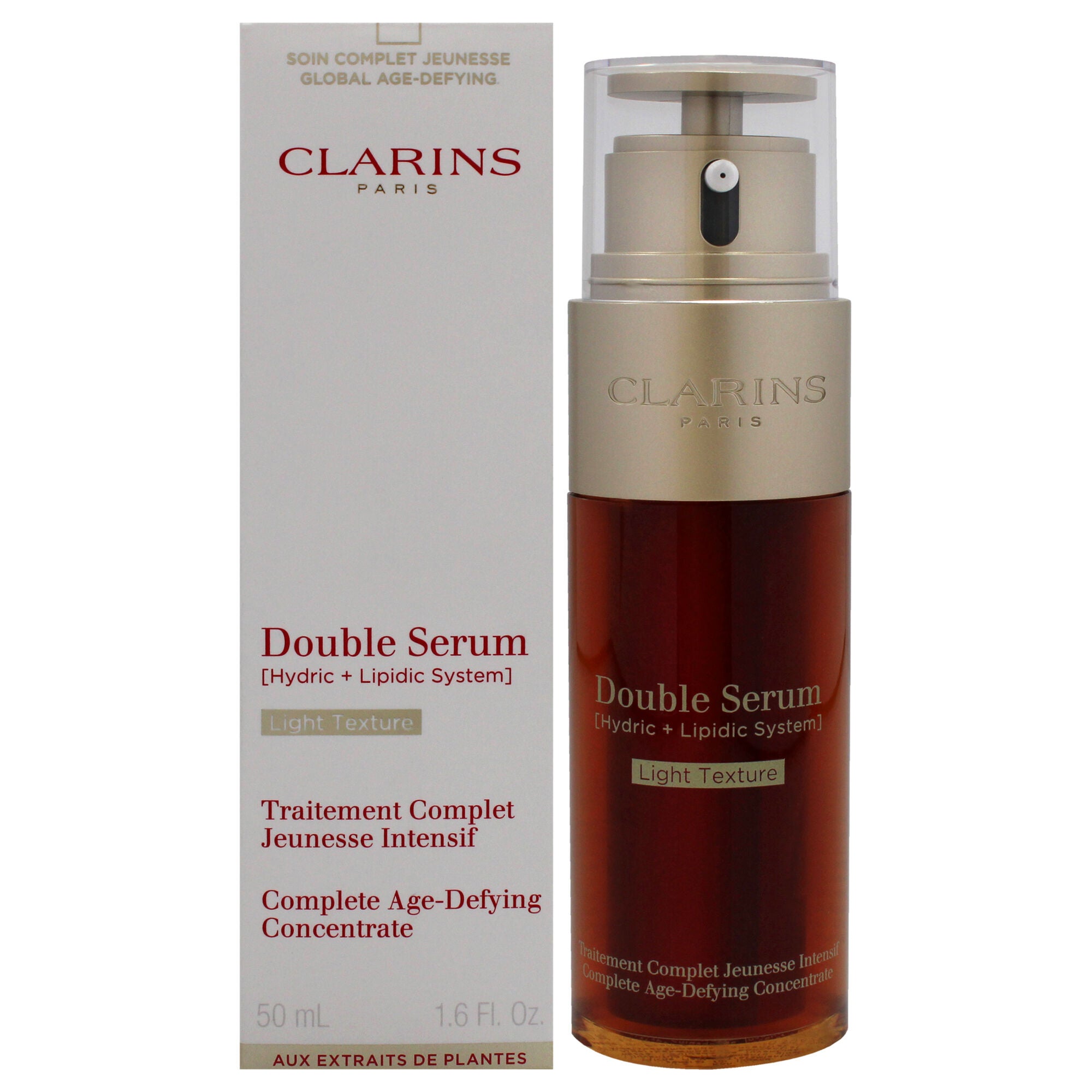 Double Serum Light Texture Complete Age-Defying Concentrate by Clarins ...