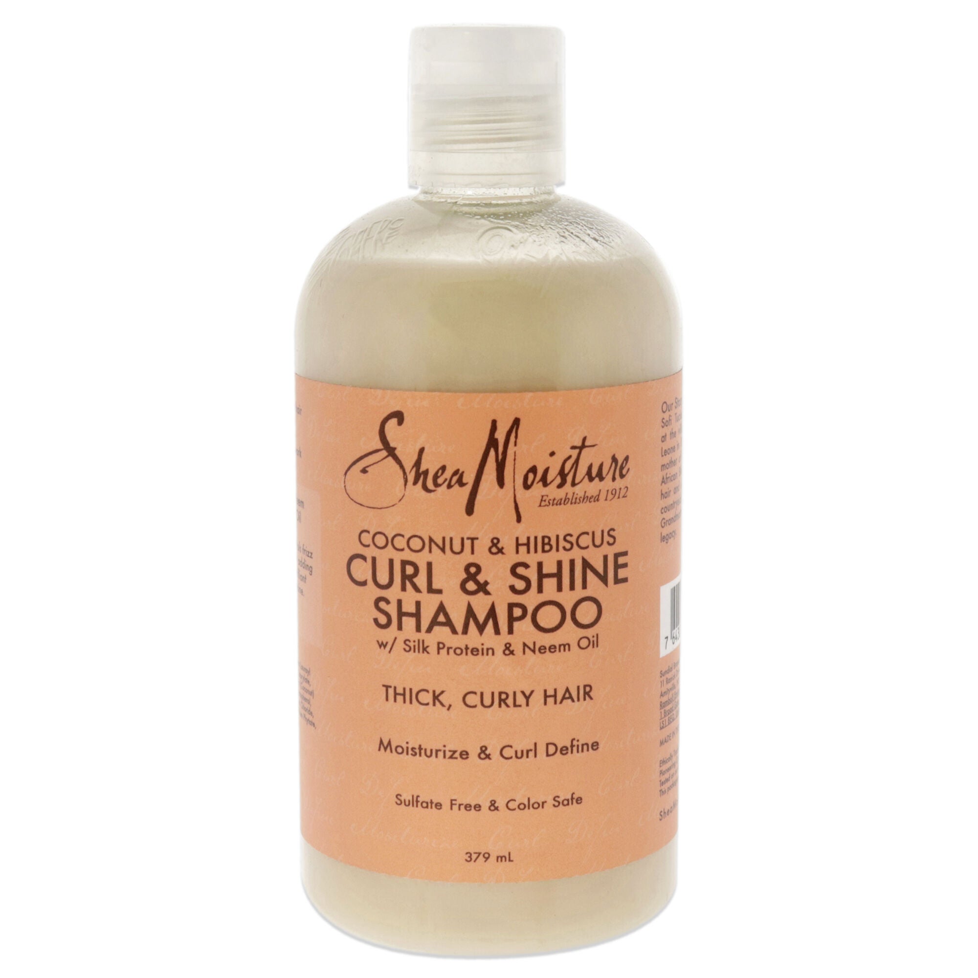 Coconut Hibiscus Curl and Shine Shampoo by Shea Moisture for Unisex ...