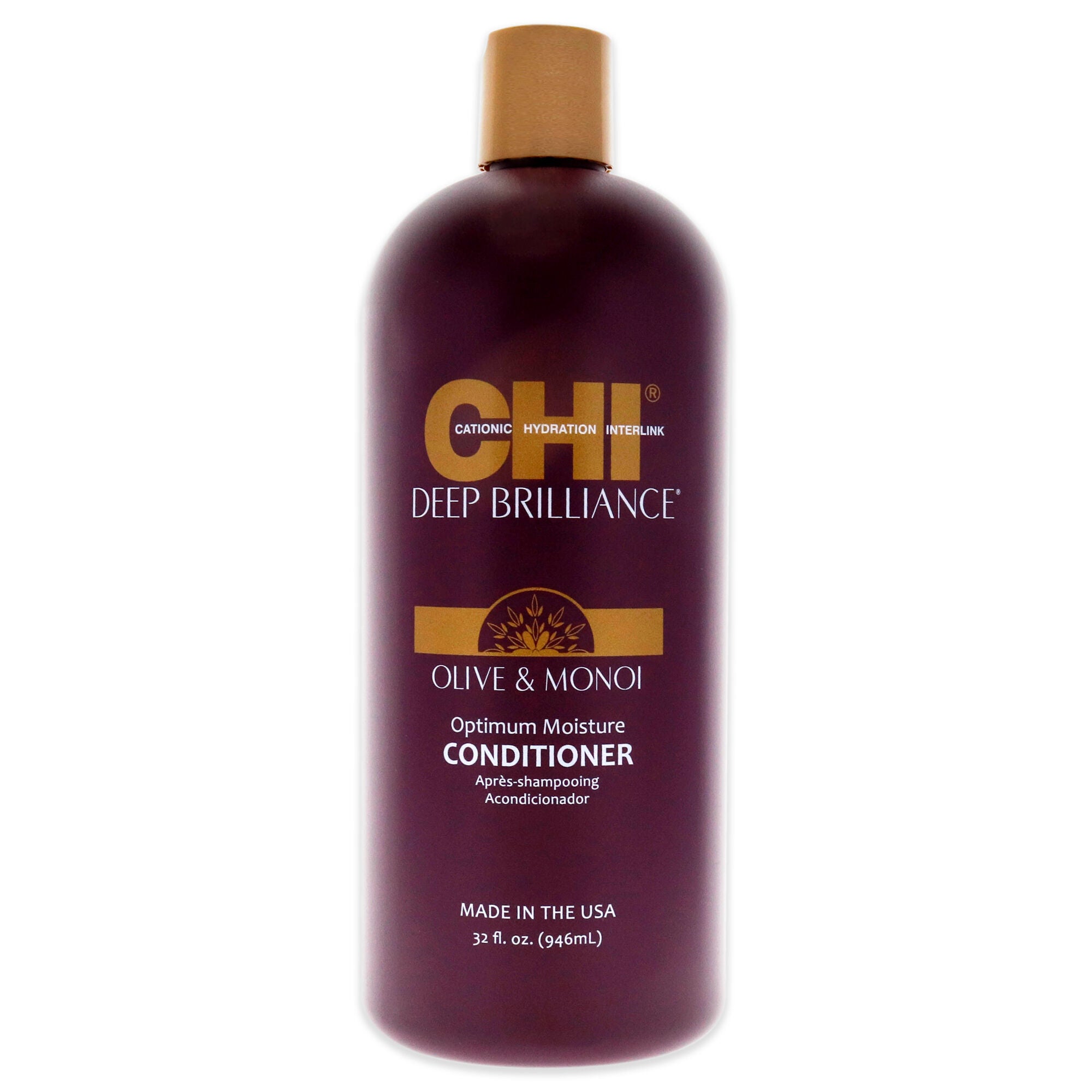 Deep Brilliance Optimum Moisture Conditioner by CHI for Unisex - 32 oz ...