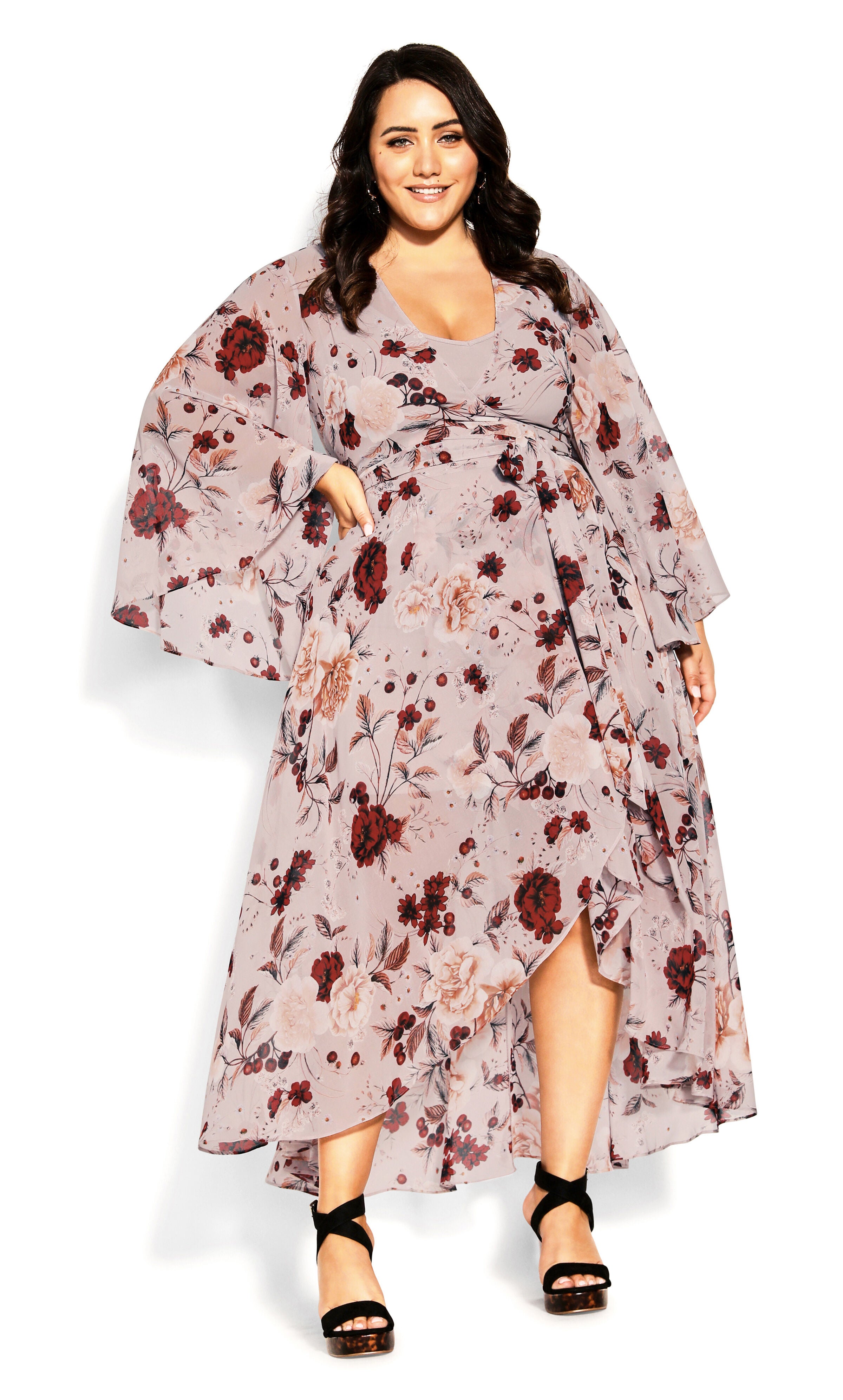 Jemma Maxi Dress - champagne | OneStopPlus