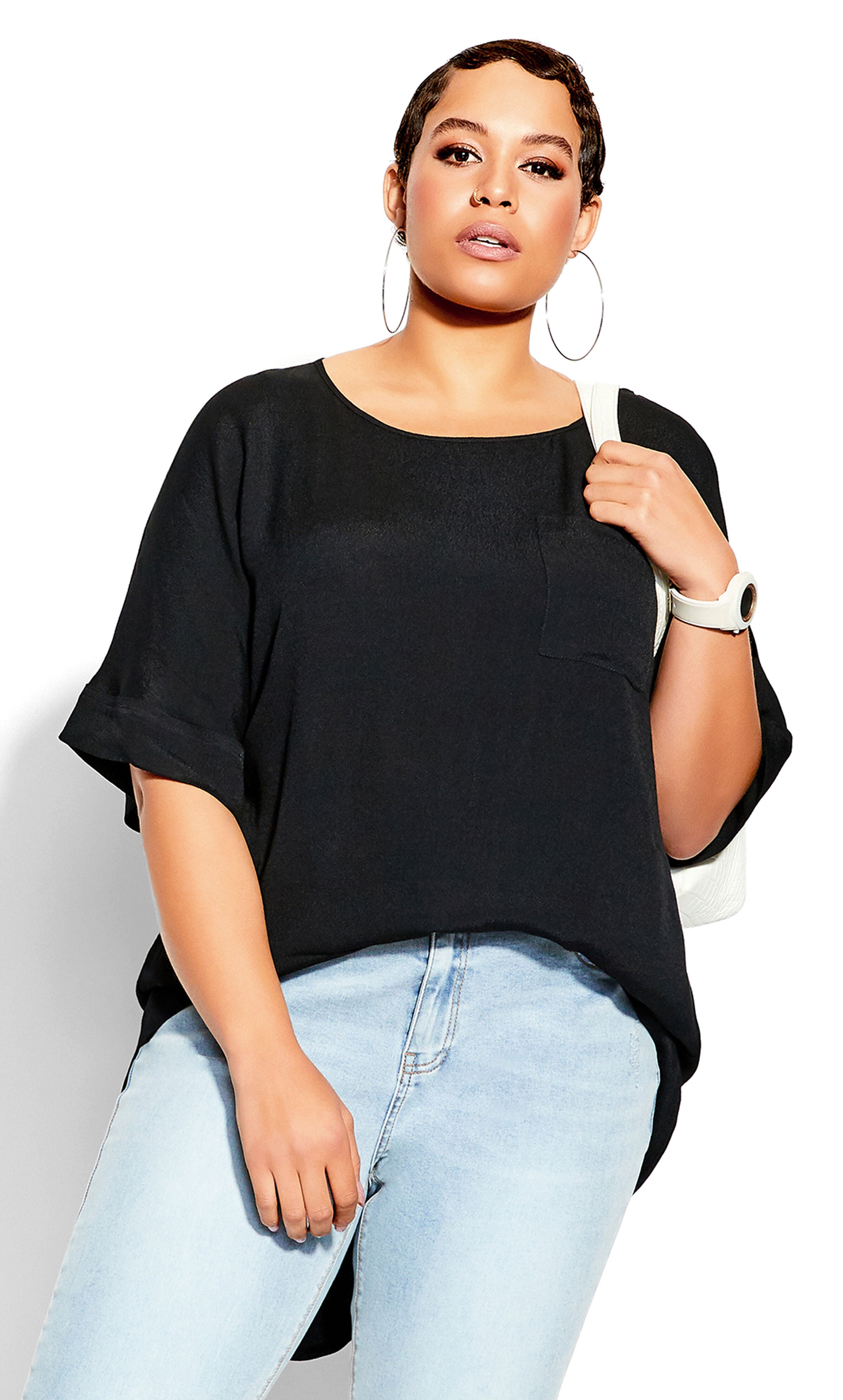 Easy Weekend Top - black | OneStopPlus