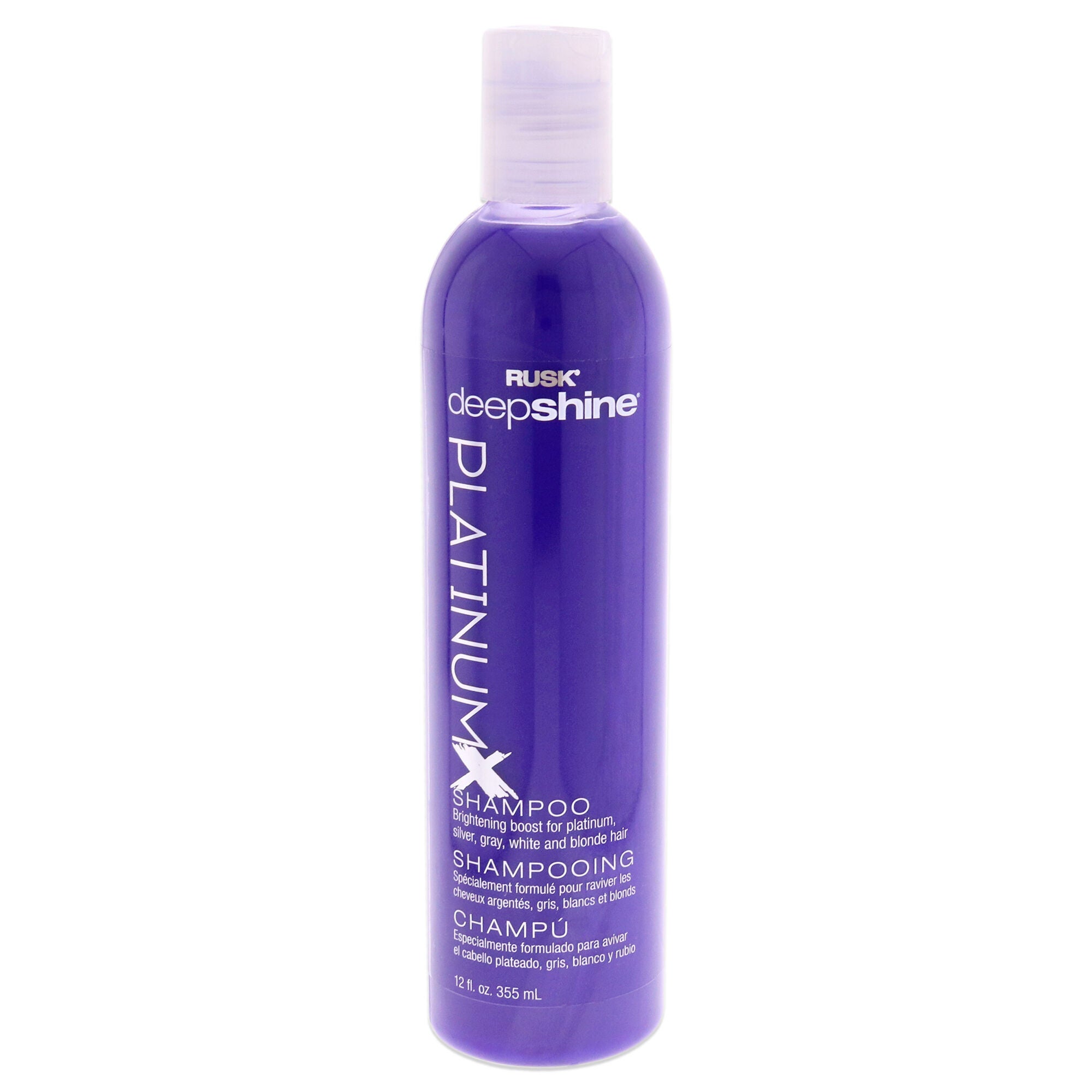 Deepshine PlatinumX Shampoo by Rusk for Unisex - 12 oz Shampoo ...
