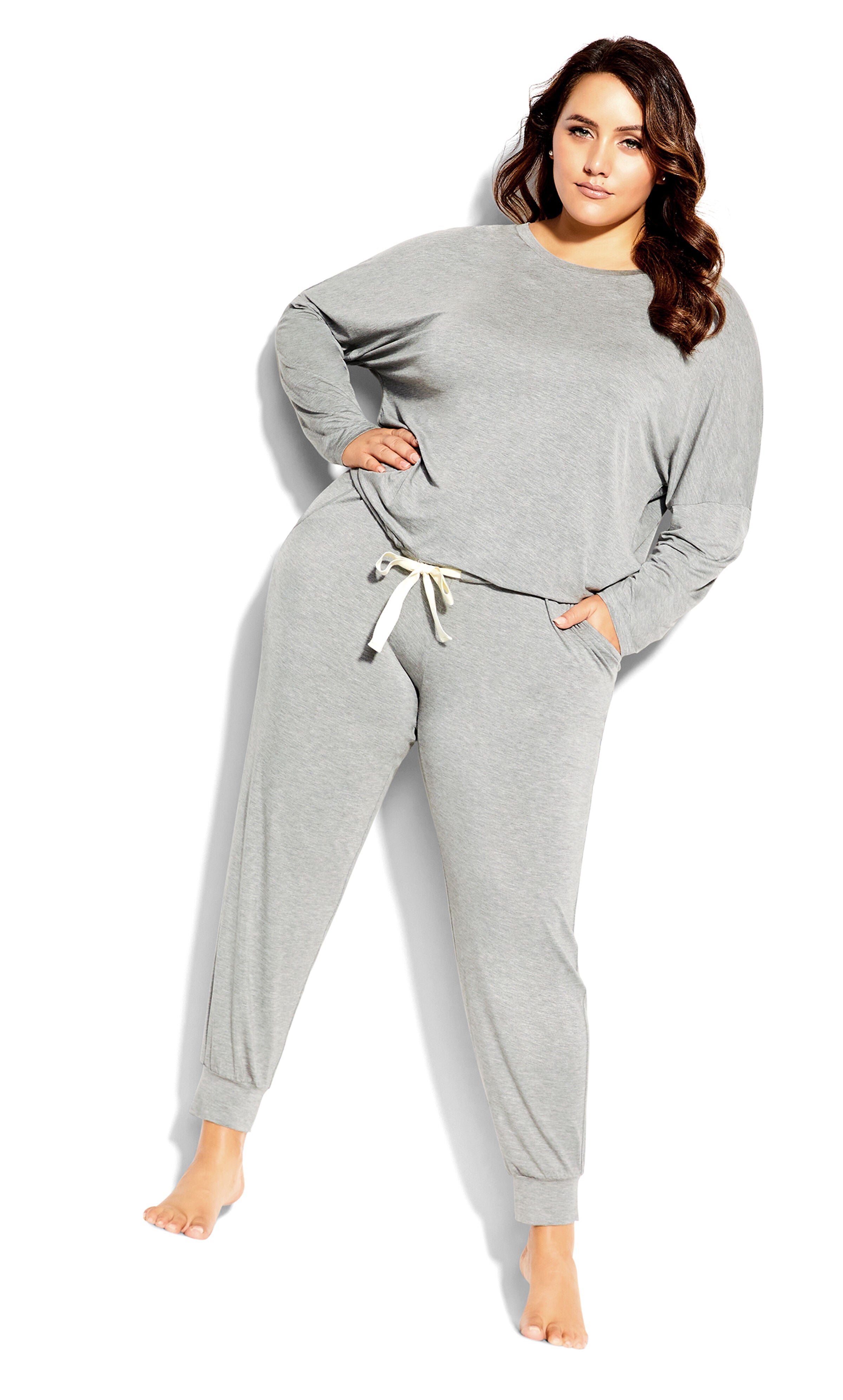 Molly Sleep Top - gray | OneStopPlus