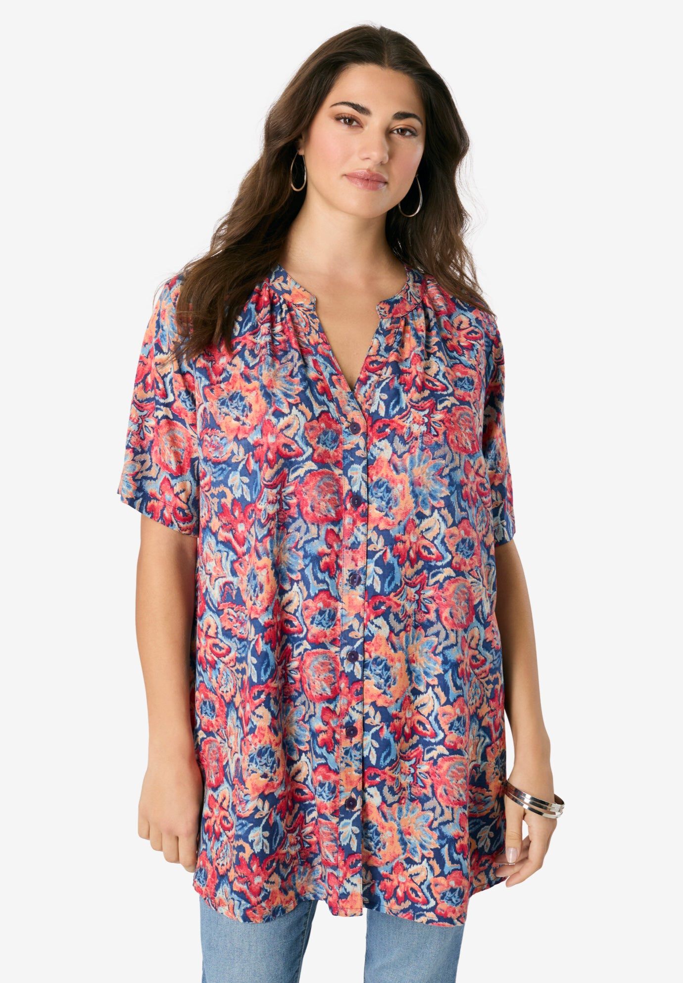 Button-Up Tunic | OneStopPlus