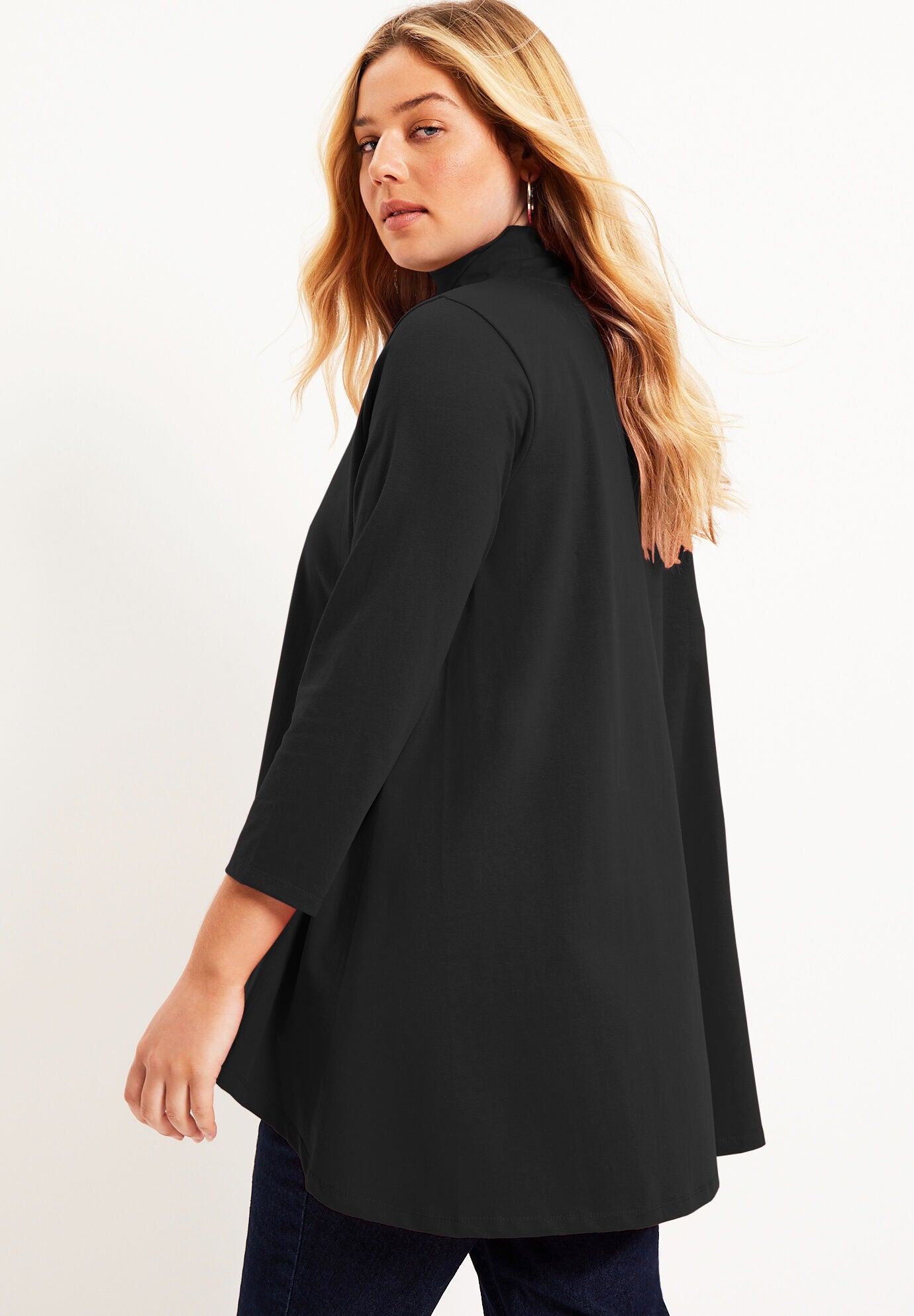 One+Only Mock-Neck Tunic | OneStopPlus