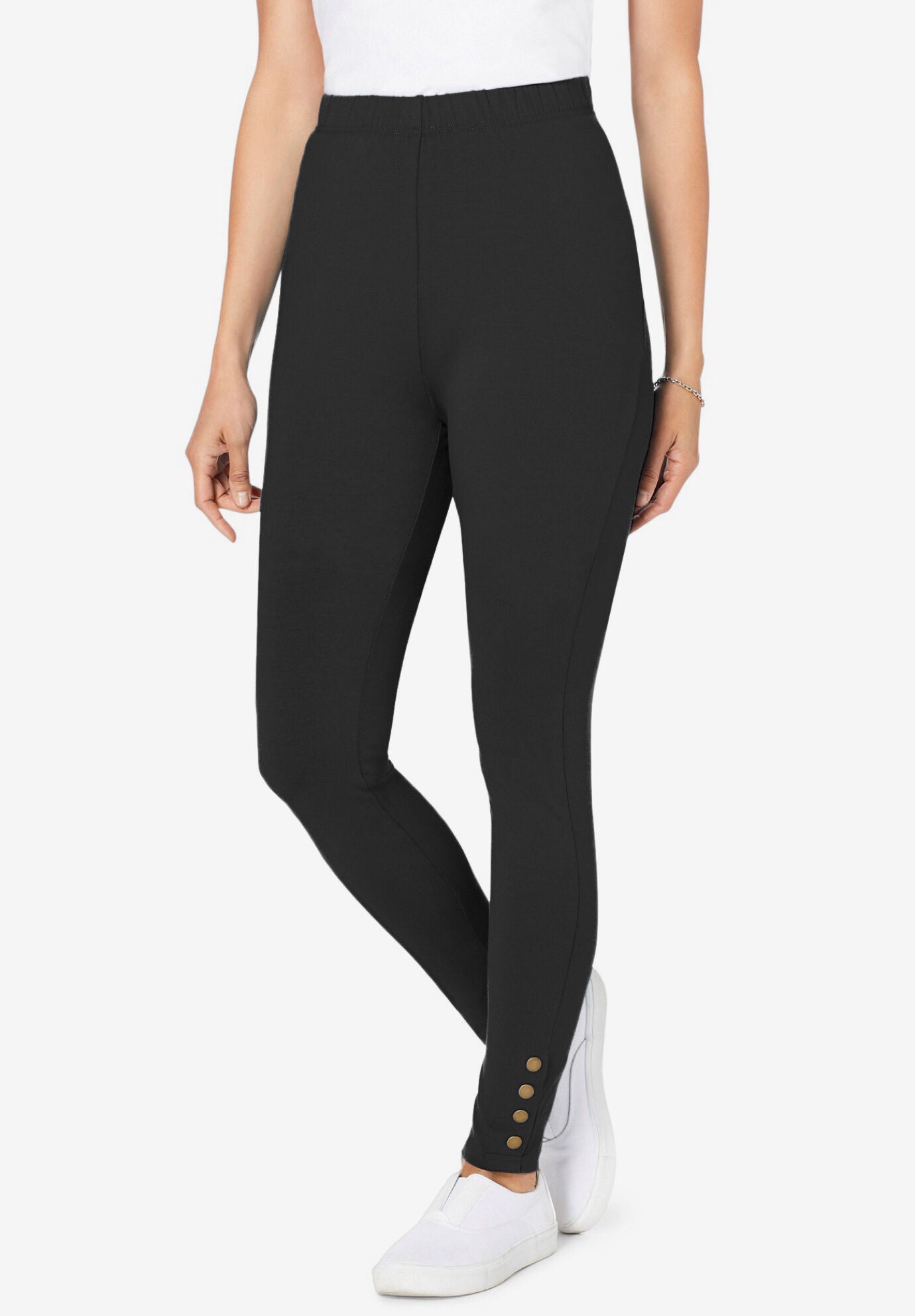 Snap Trim Legging | OneStopPlus