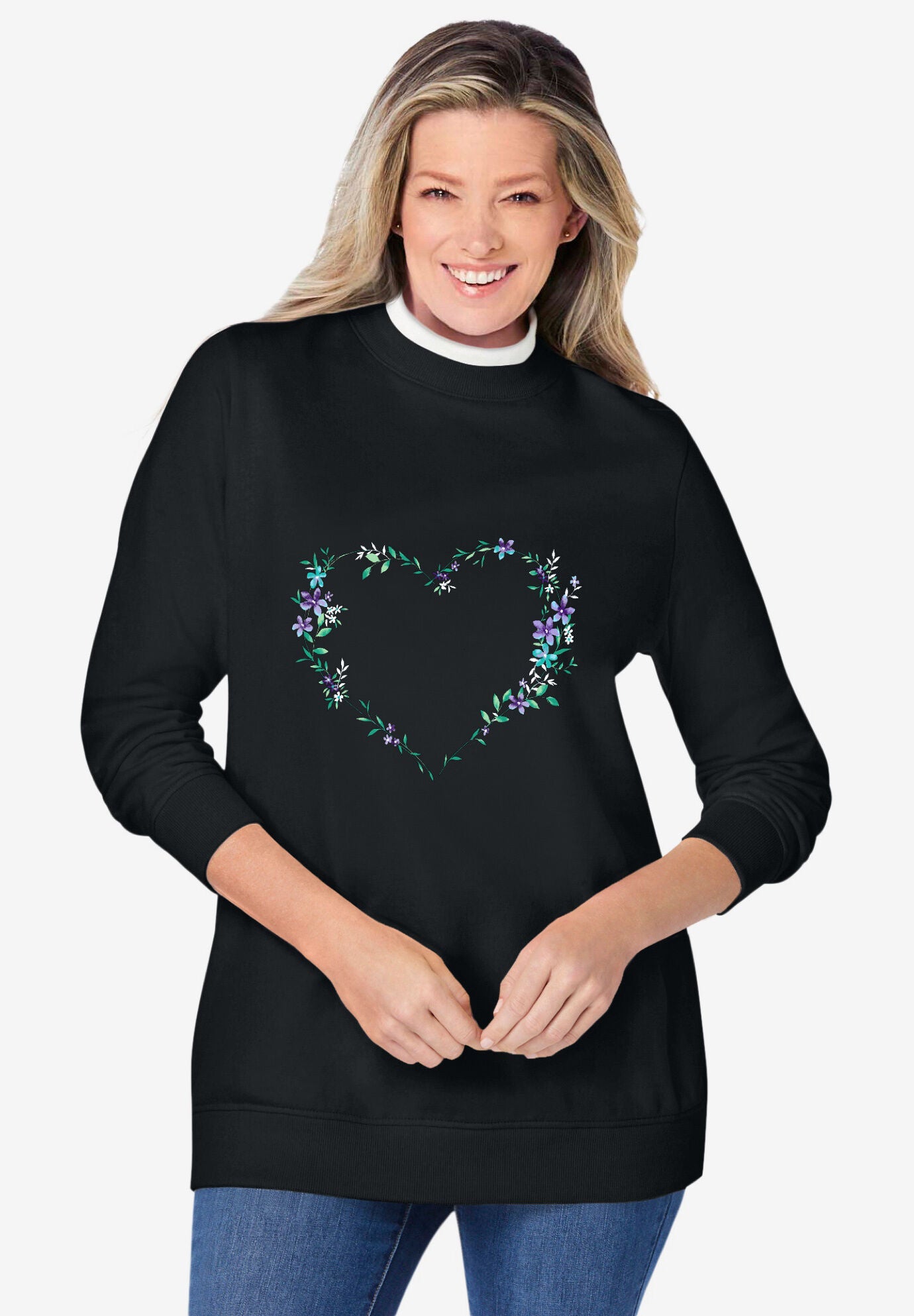 Layered-Look Sweatshirt | OneStopPlus