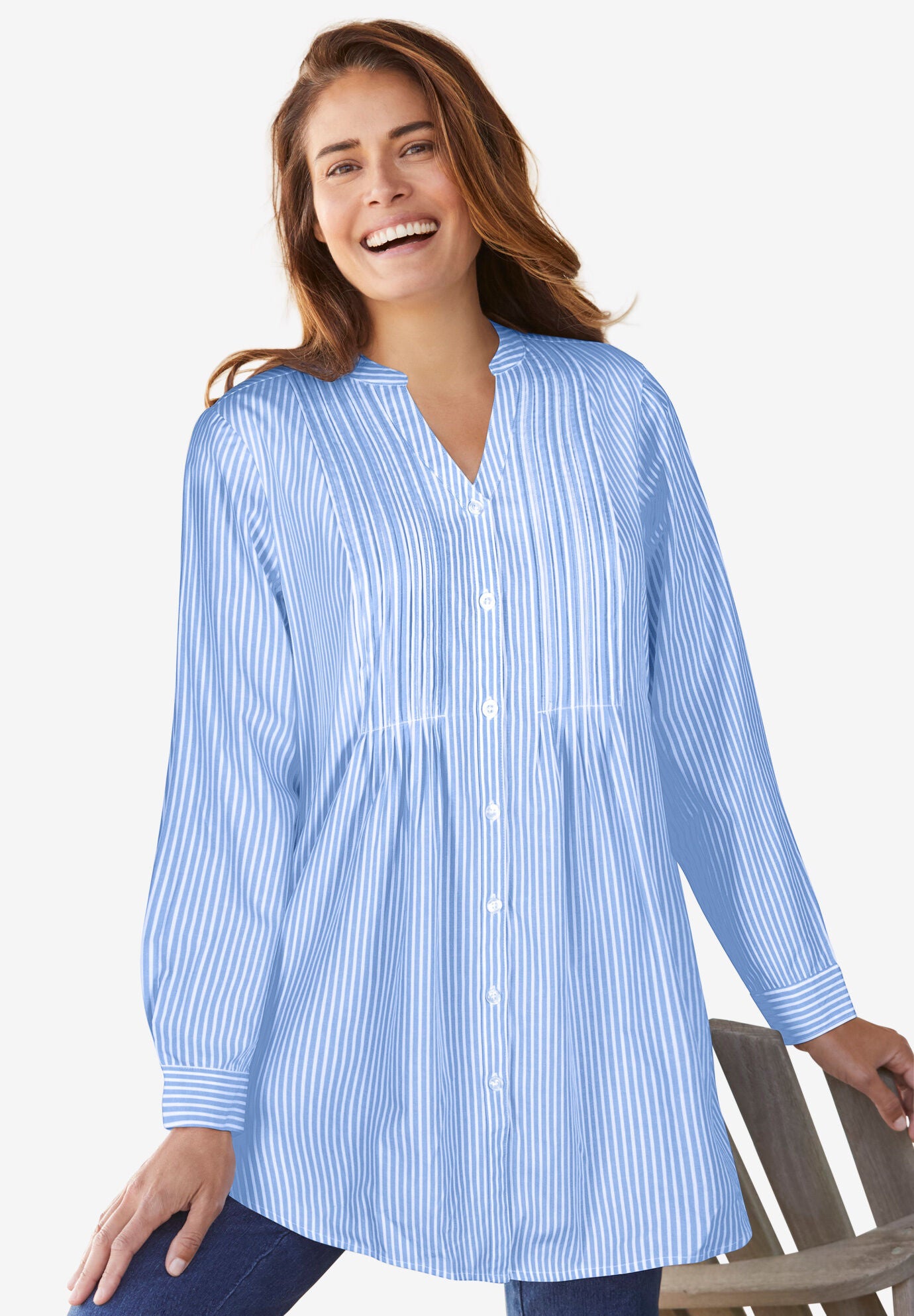 Perfect Pintuck Tunic | OneStopPlus
