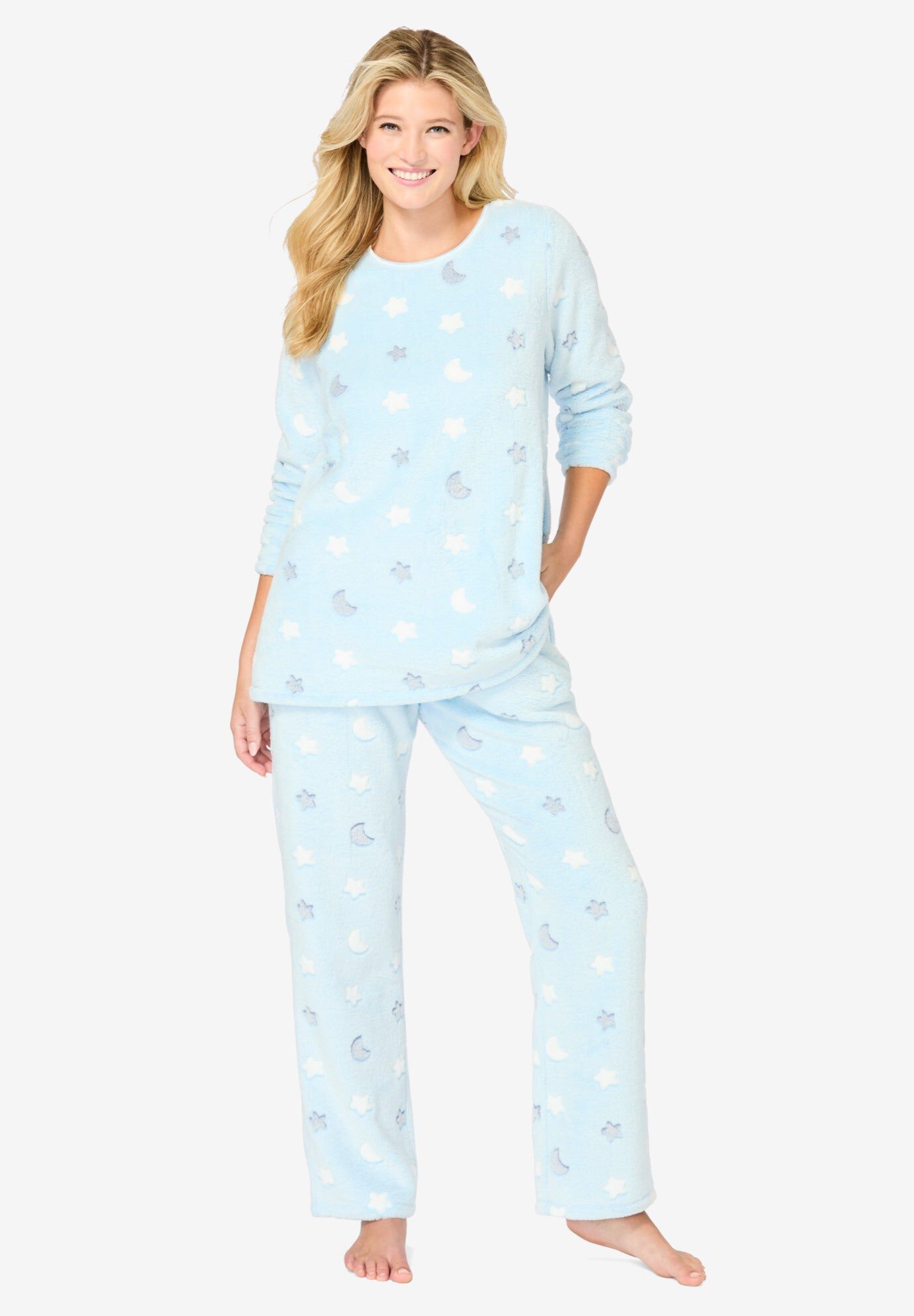 Avenue Body 2-Piece Fluffy PJ Set | OneStopPlus