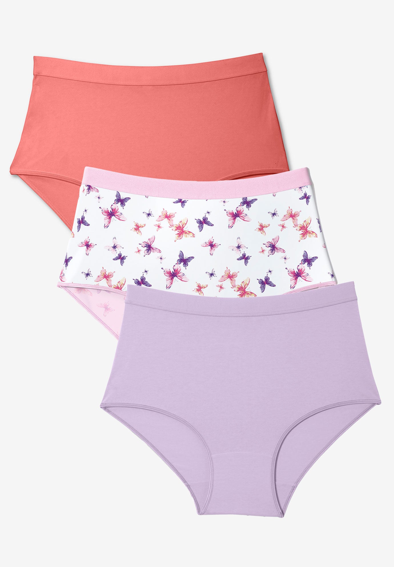 Cotton/Spandex Panty 3-Pack | OneStopPlus