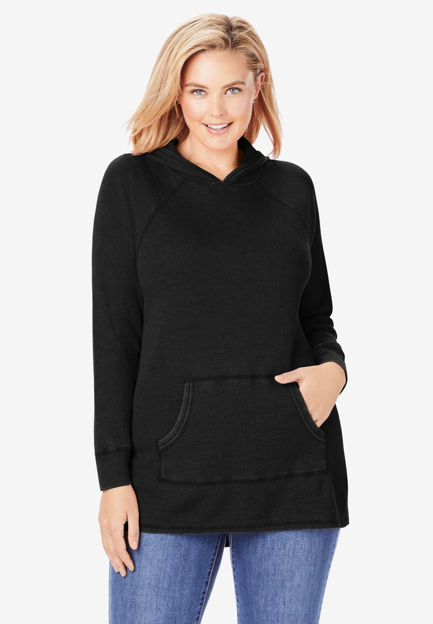 Waffle-Thermal Hoodie | OneStopPlus