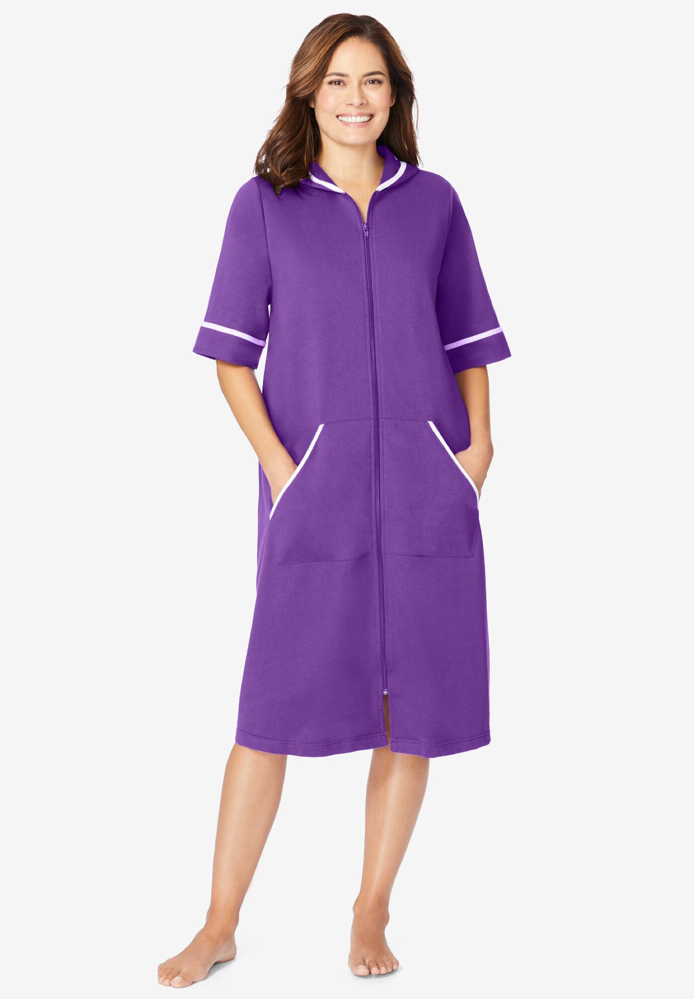 Short French Terry Robe | OneStopPlus