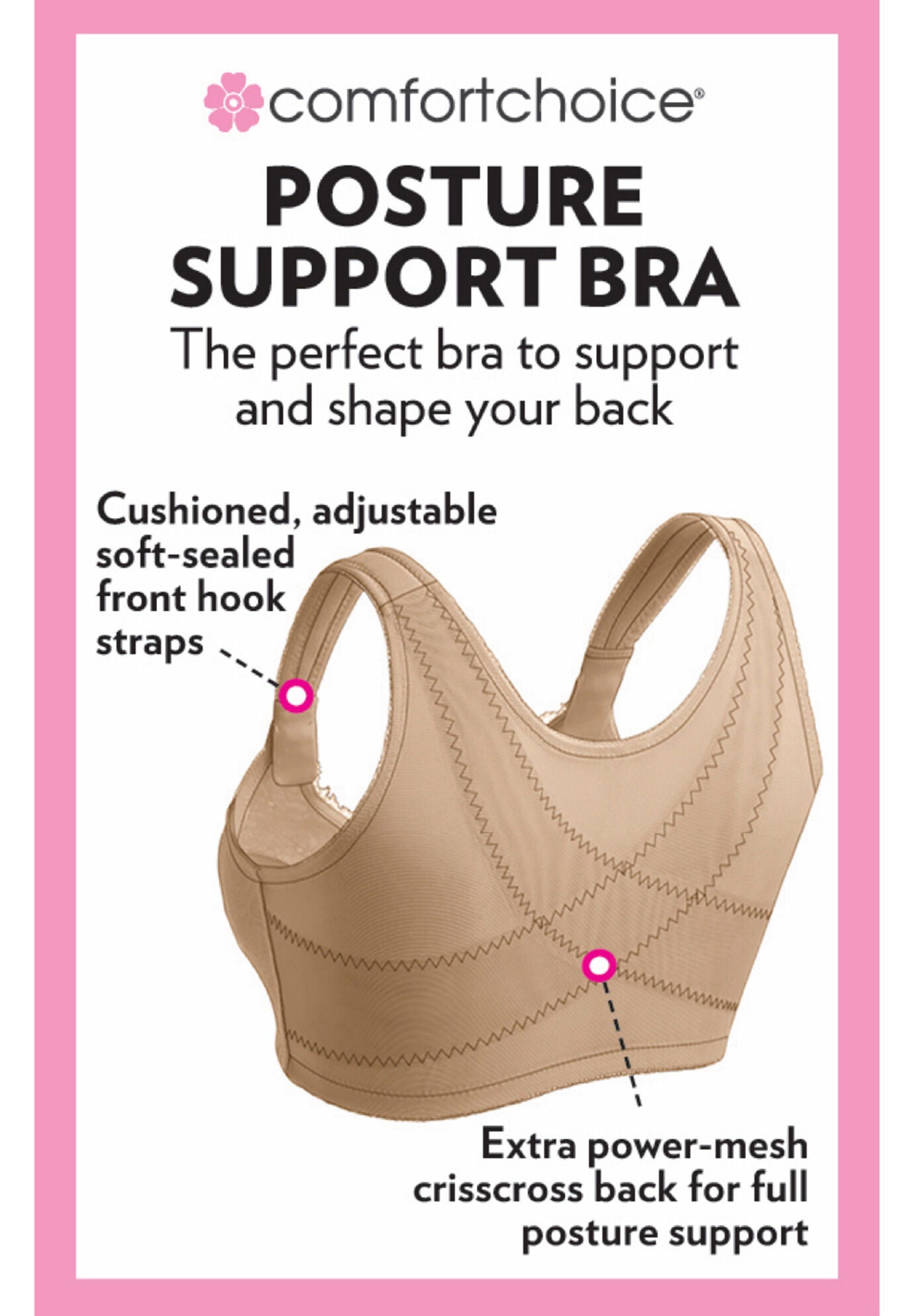 Stay-Cool Wireless Posture Bra | OneStopPlus