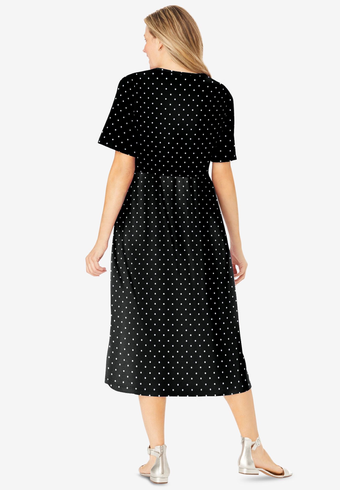 Button-Front Essential Dress | OneStopPlus