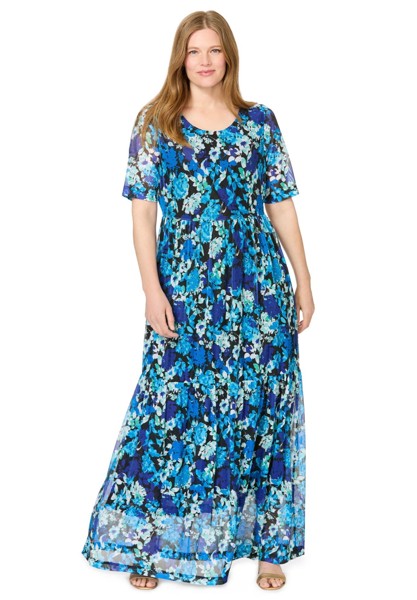 Miracle Mesh Maxi Dress | OneStopPlus