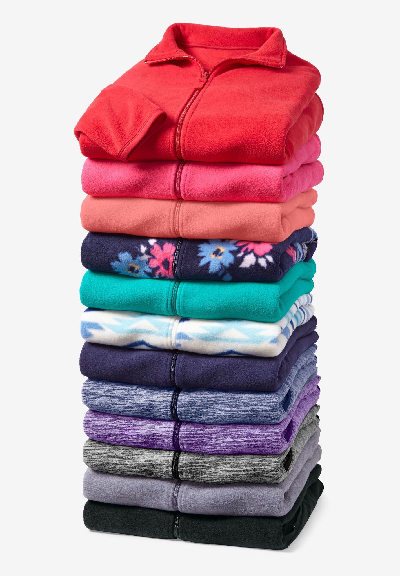 Zip-Front Microfleece Jacket | OneStopPlus