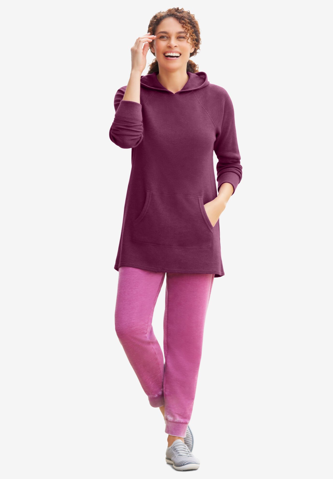 Waffle-Thermal Hoodie | OneStopPlus