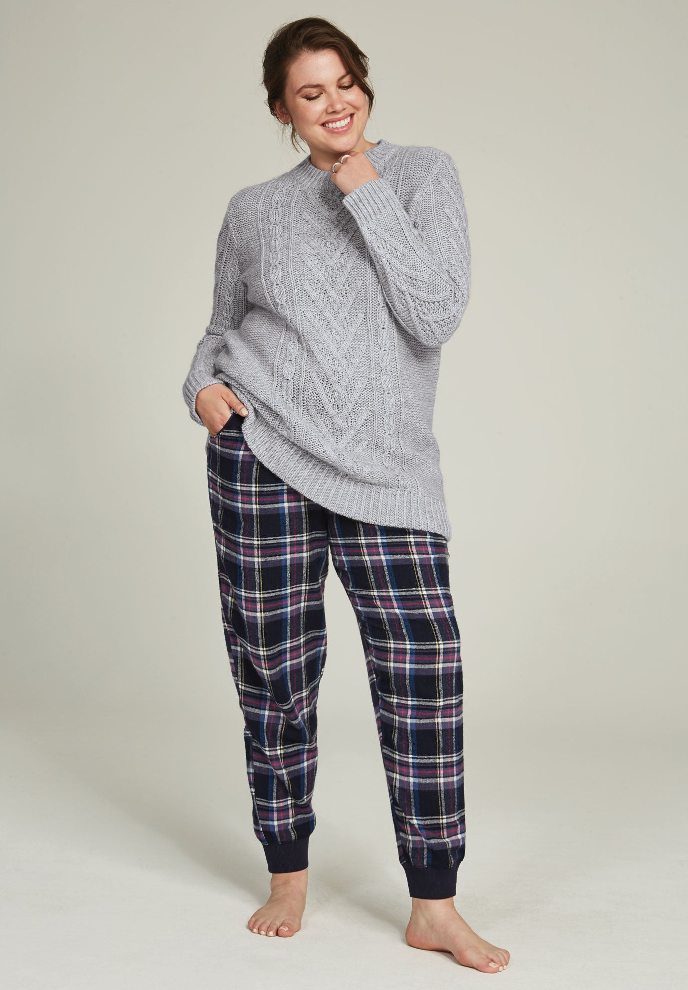 Plaid Flannel Sleep Pants Onestopplus
