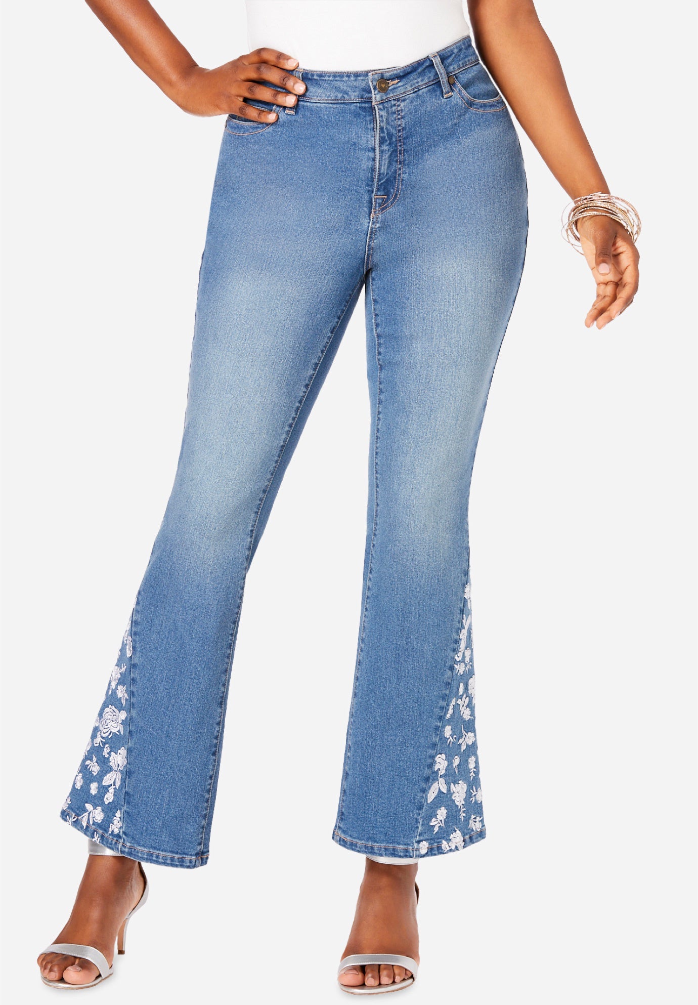 Embroidered Bootcut Jean | OneStopPlus