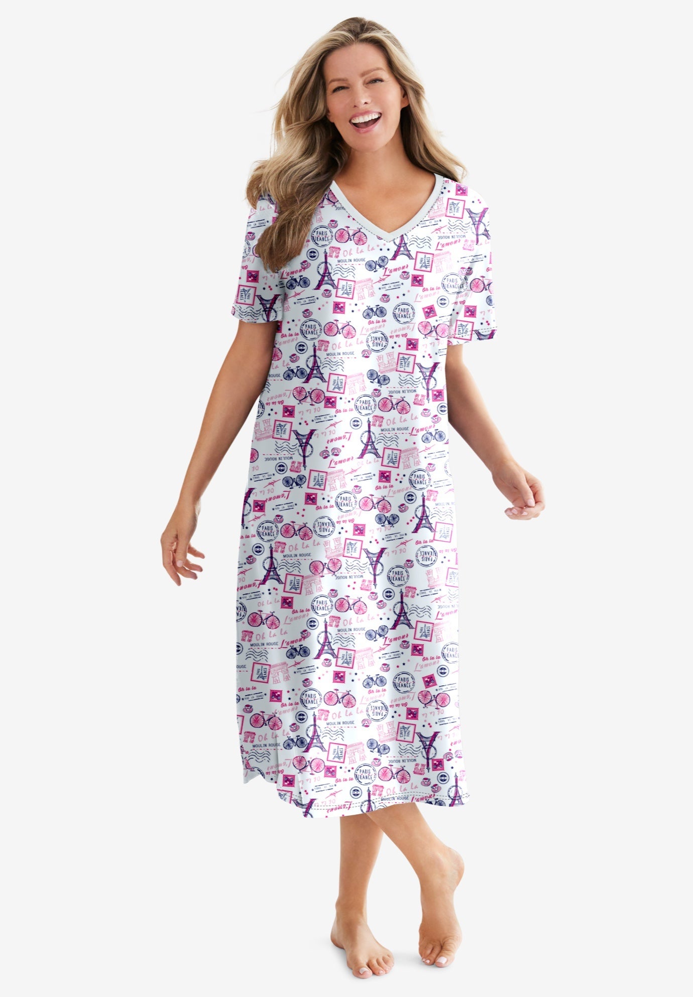 Long Print Sleepshirt | OneStopPlus