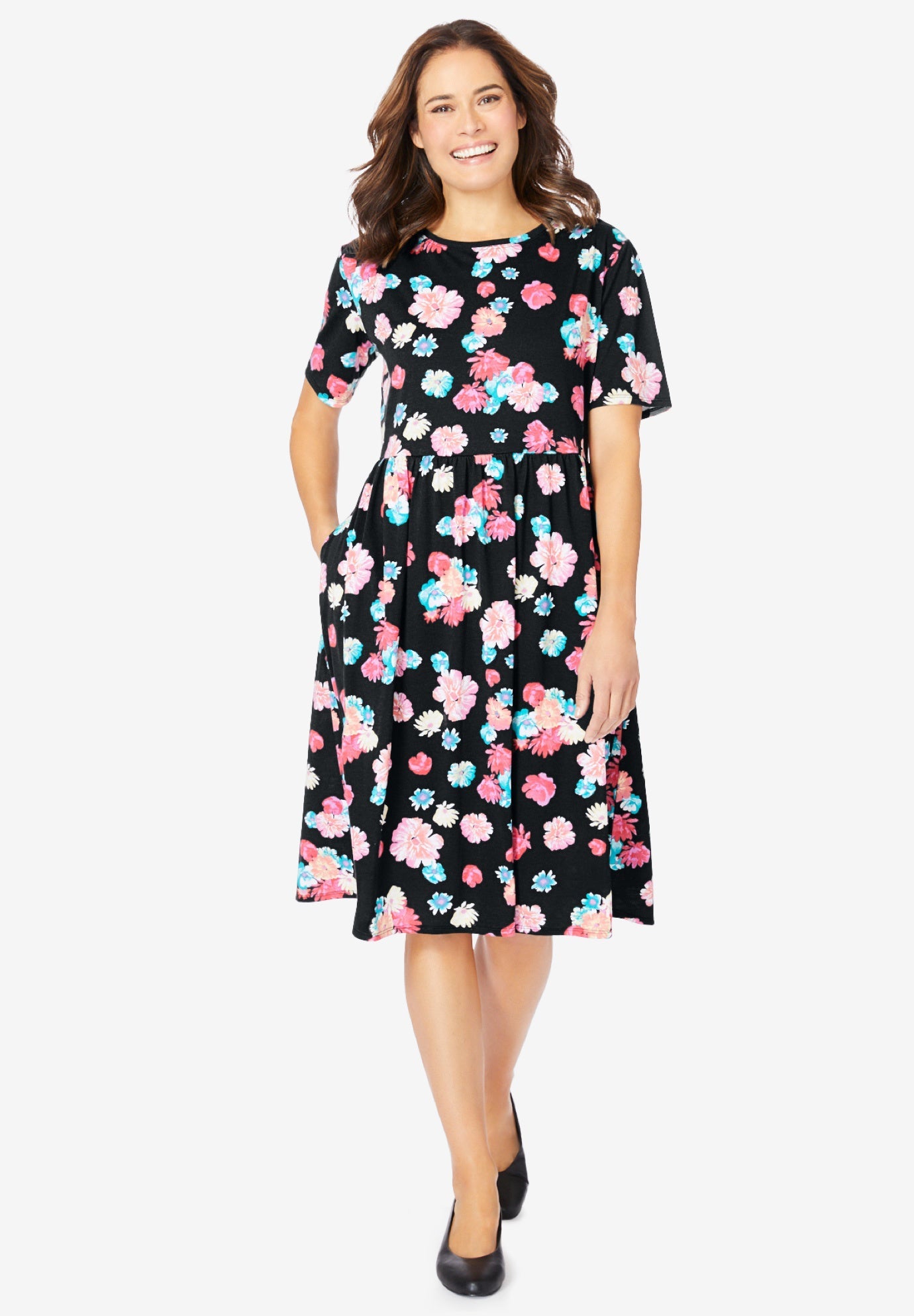 Empire Waist Tee Dress | OneStopPlus