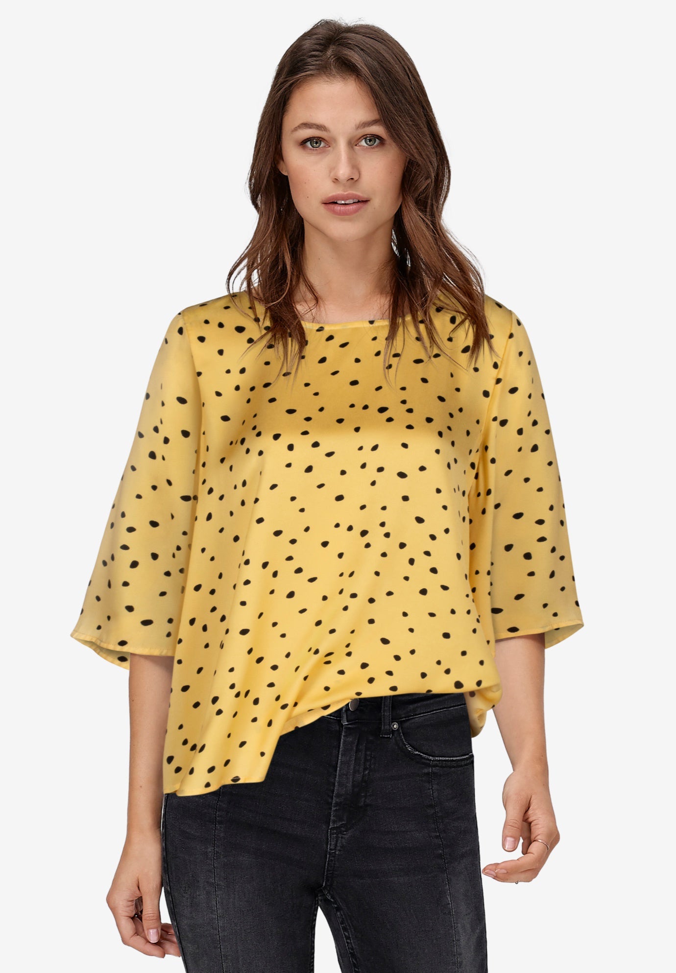 Relaxed Wide Sleeve Blouse | OneStopPlus